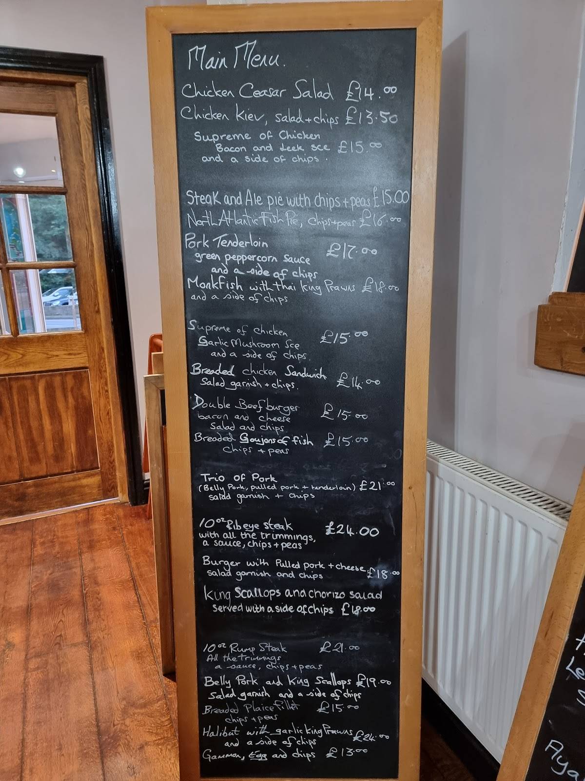 Menu at The Ffrwd pub & bar, Wrexham