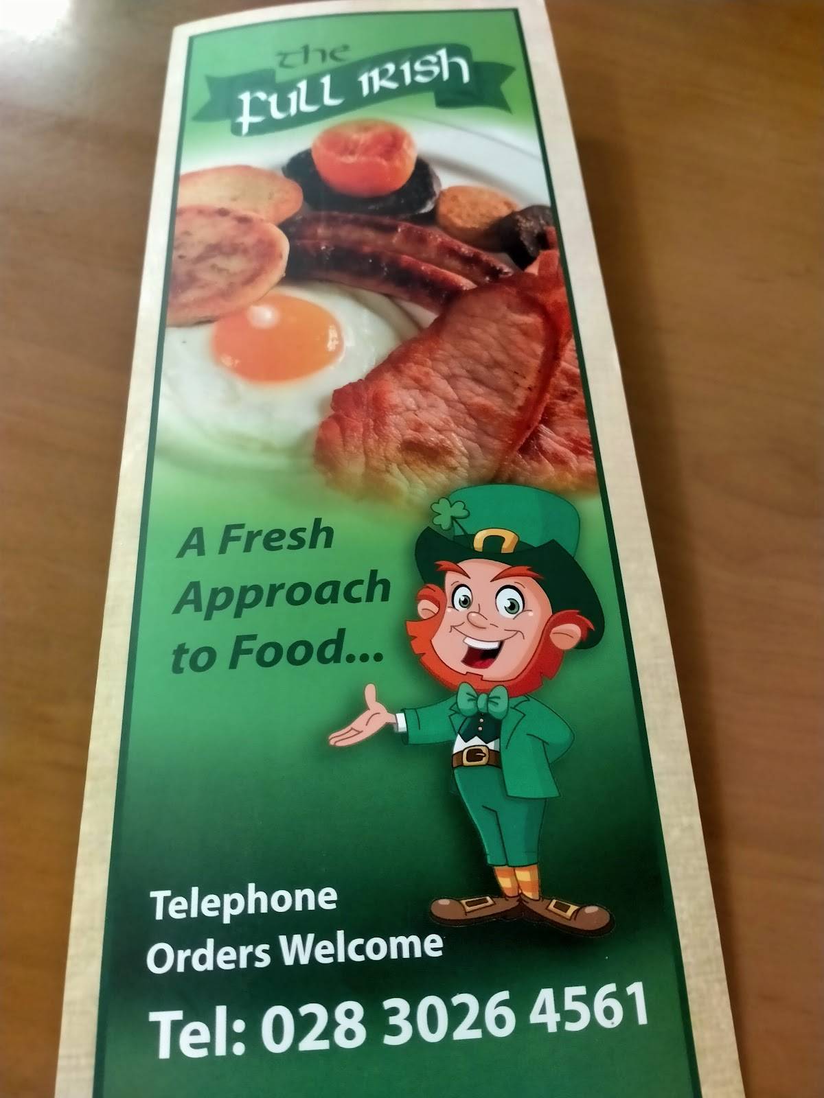 Menu at The Full Irish pub & bar, Newry
