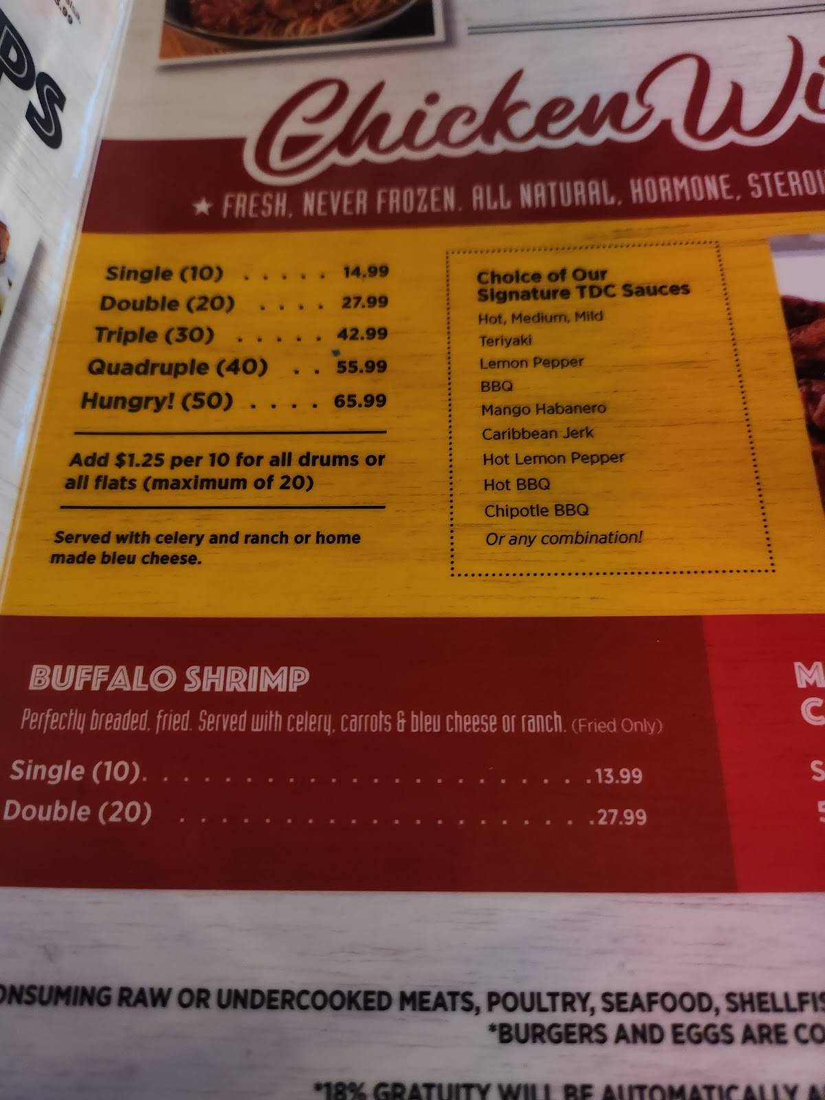 Menu at Three Dollar Cafe Buckhead (Chastain), Atlanta, Roswell Rd NE