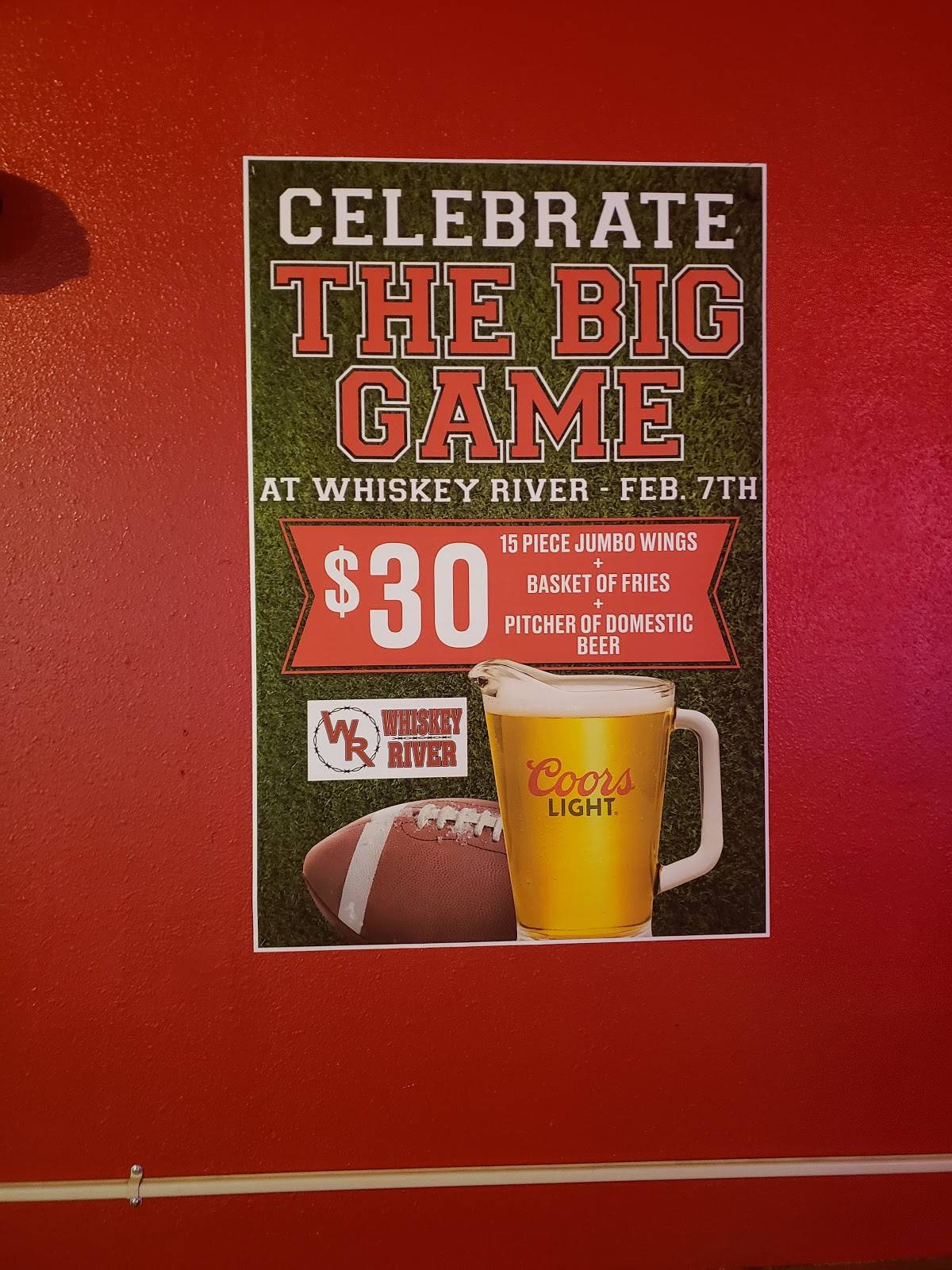 Menu at Whiskey River pub & bar, Nampa, 113 13th Ave S