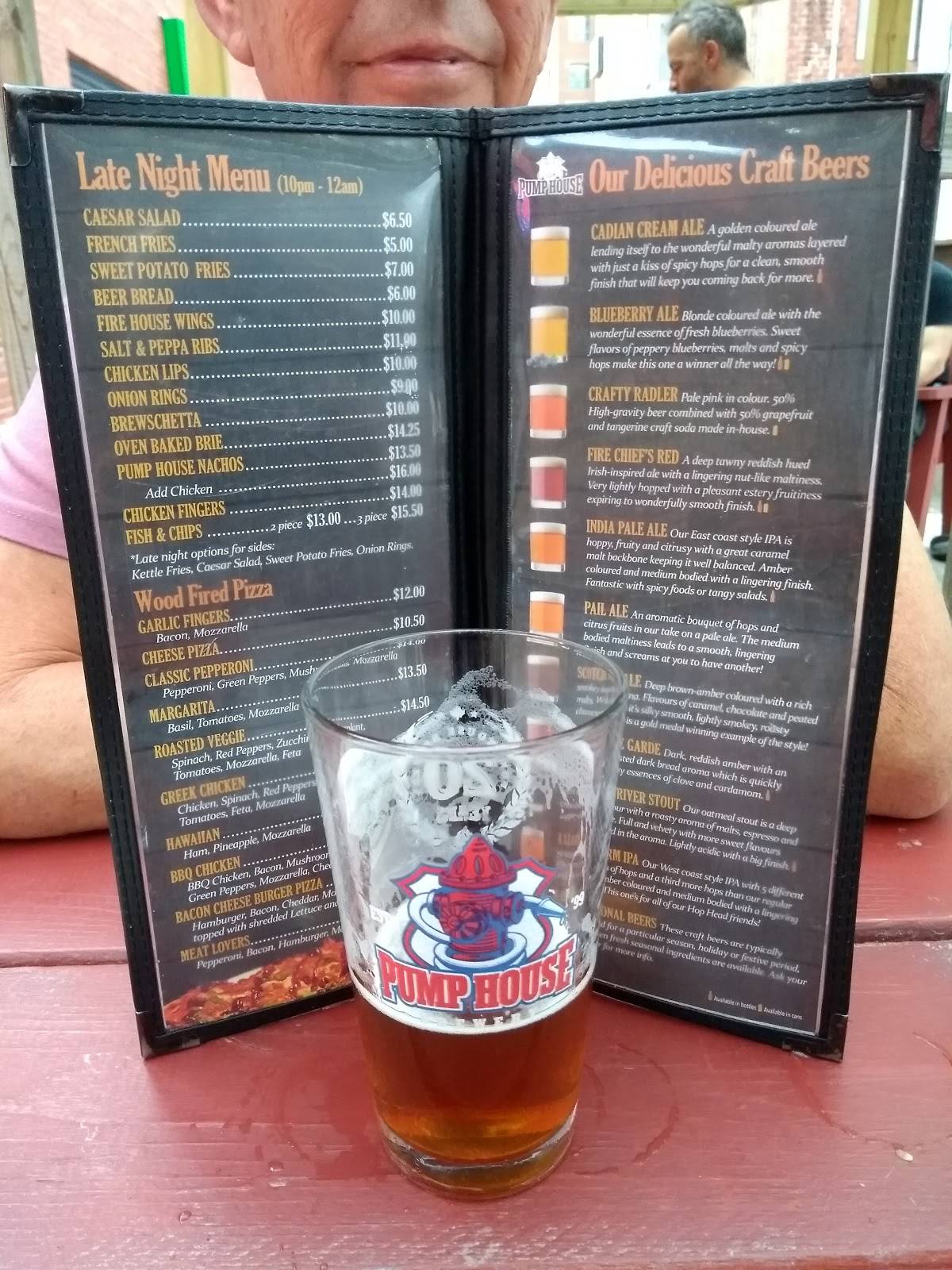Menu at Pump House - Brewpub & Restaurant, Moncton