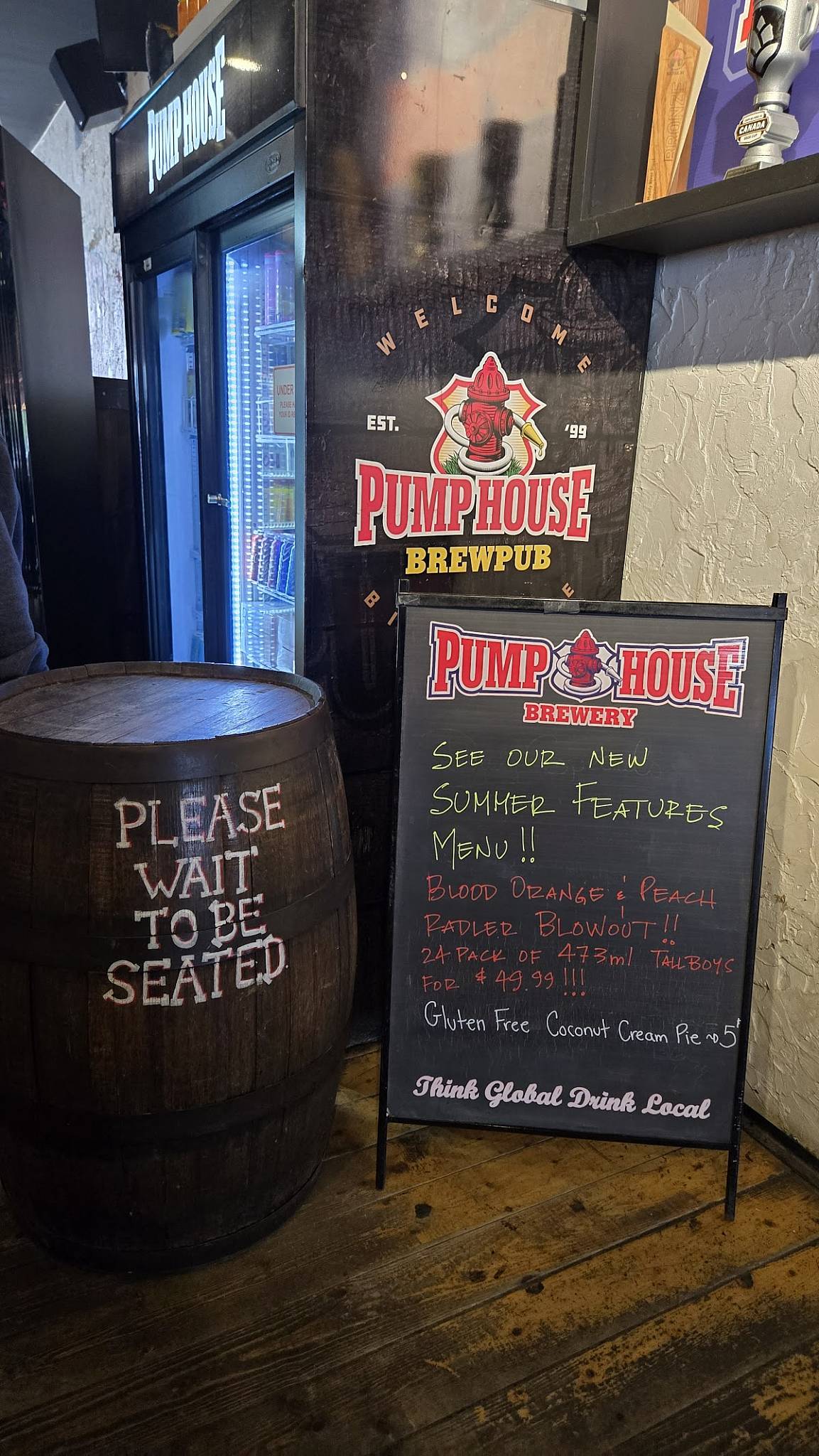Menu at Pump House - Brewpub & Restaurant, Moncton