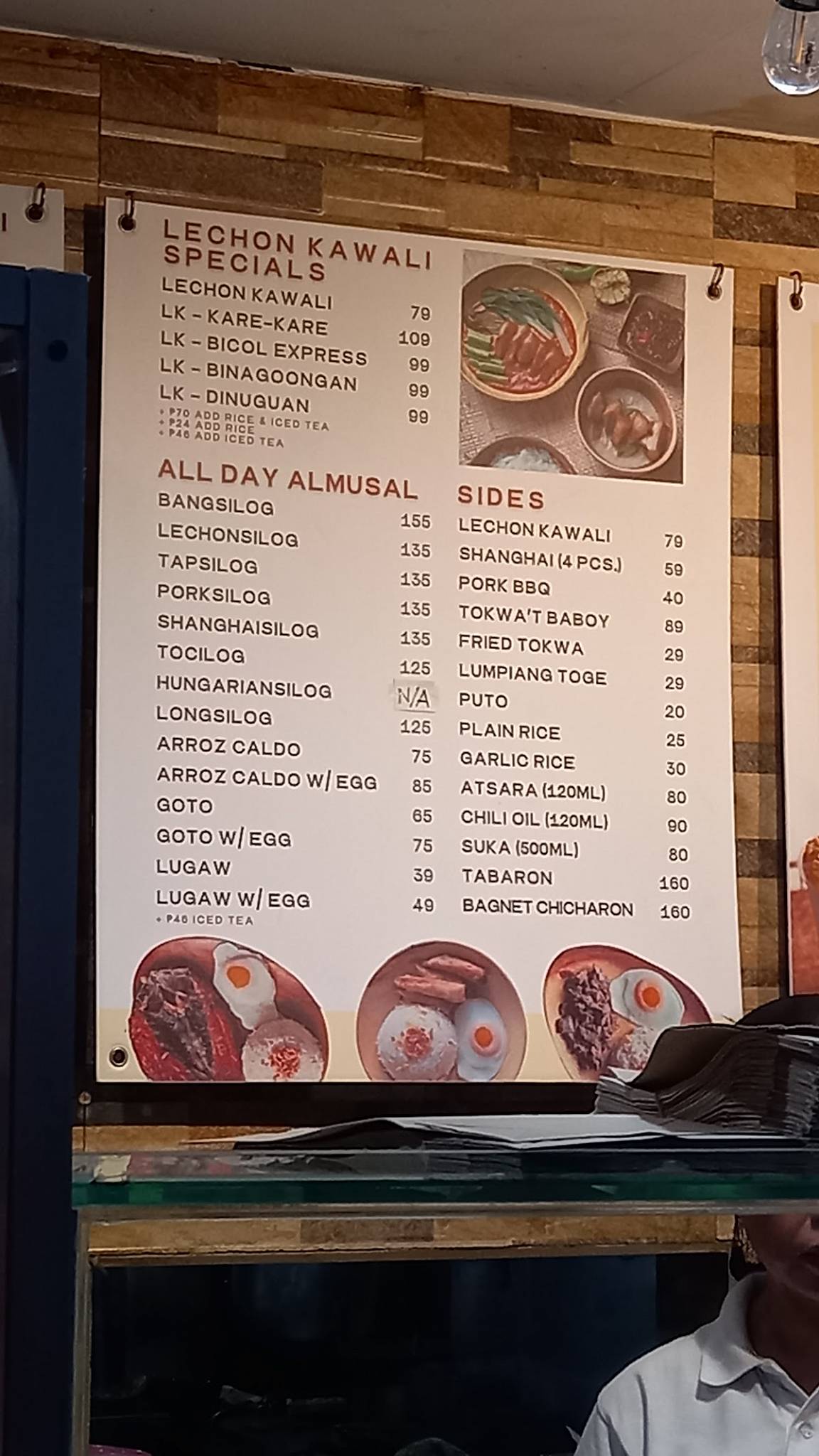 Menu at Aling Banang's E. Rodriguez restaurant, Quezon City, 284 Doña ...