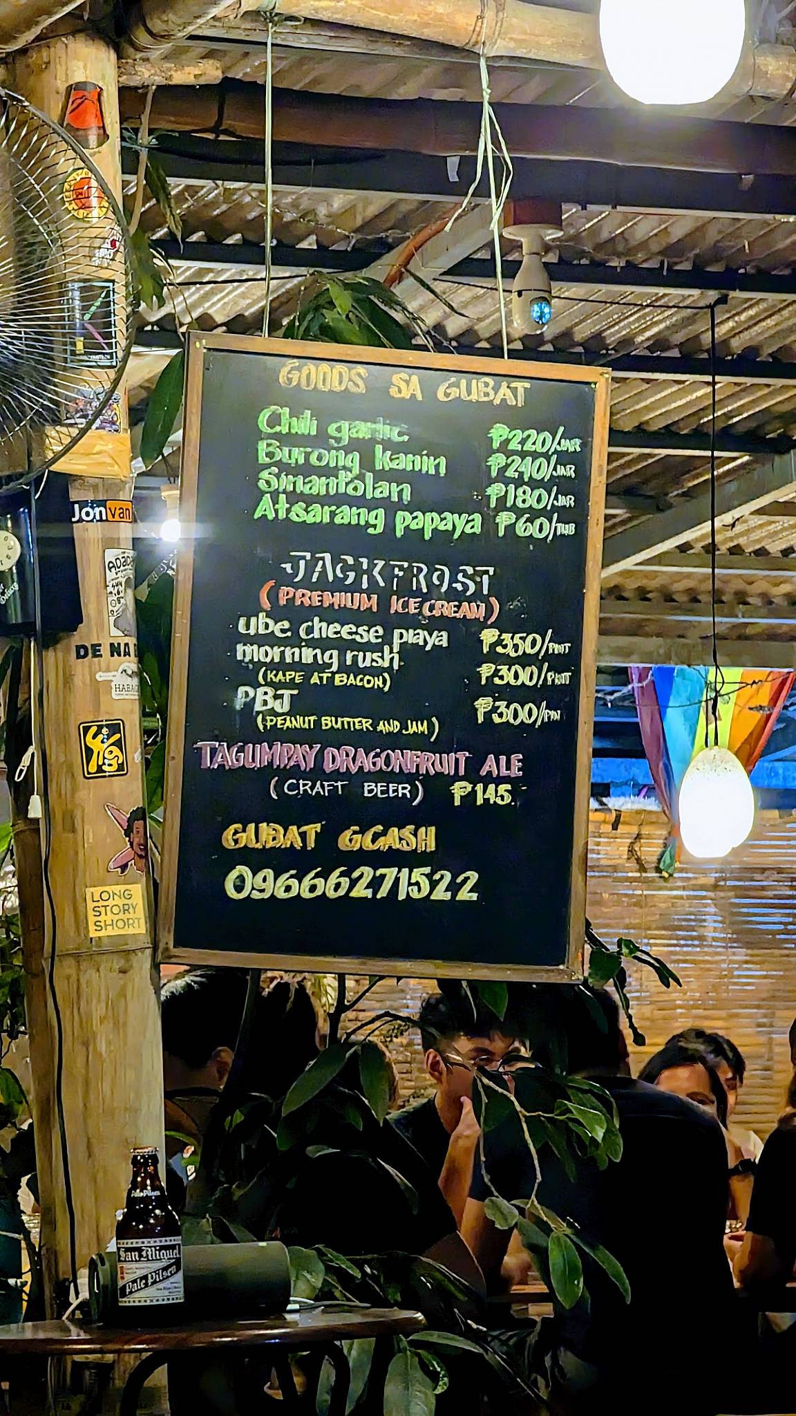 Menu at Gubat QC restaurant, Quezon City