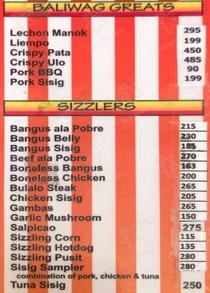 Menu at Turtles Family KTV pub & bar, Quezon City, West Ave