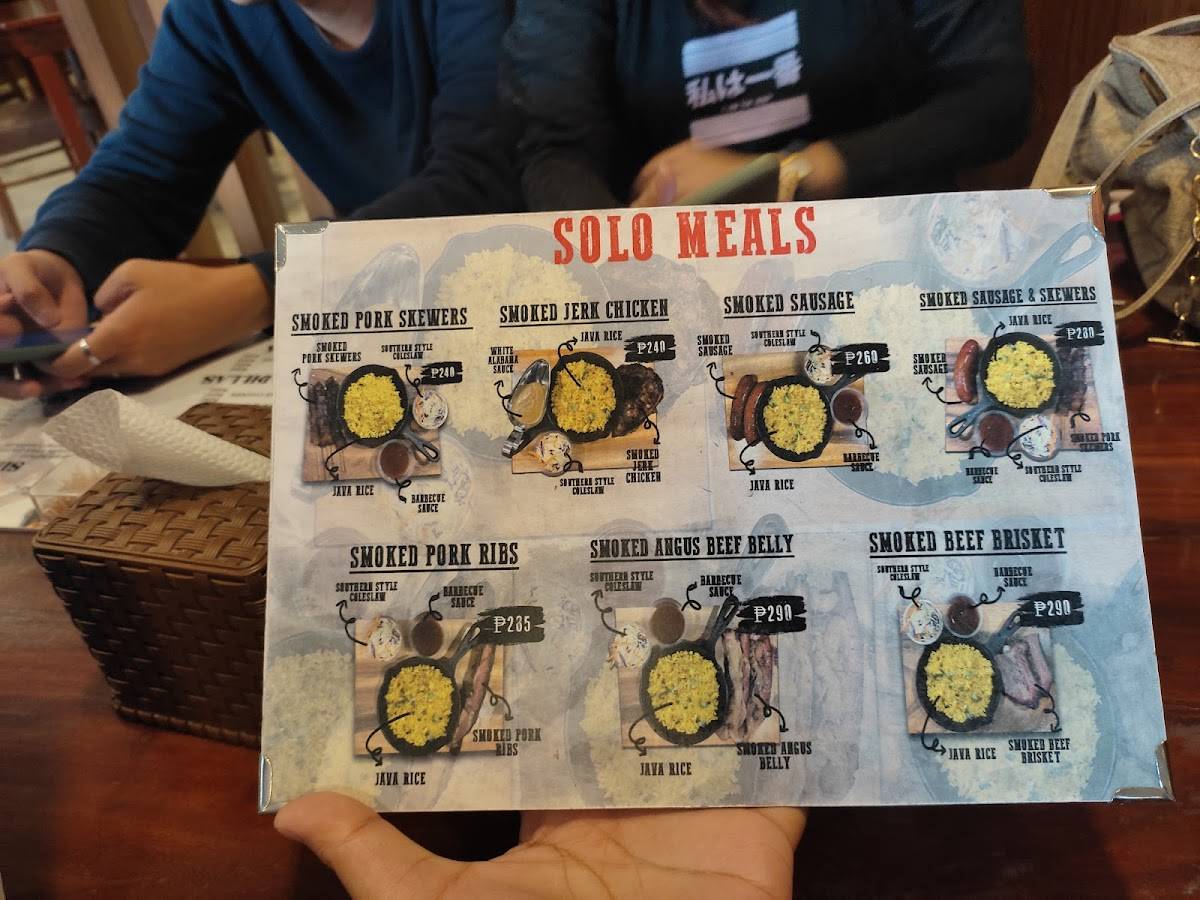 Menu at RK SMOKEY BAR & RESTO, Angeles