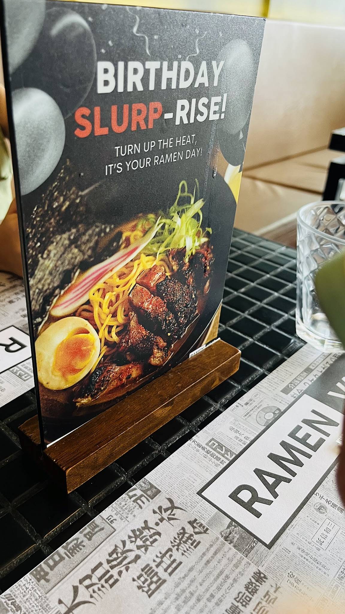 Menu at Ramen Who restaurant, Lipa