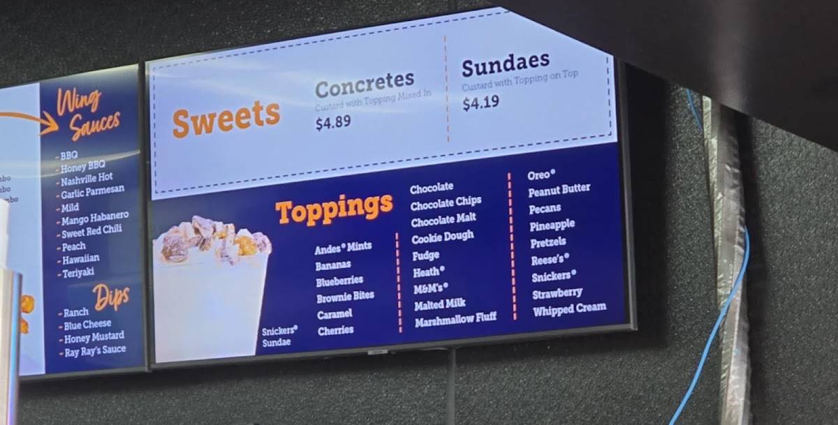Menu at Ray Ray's Chicken Shack restaurant, Randleman