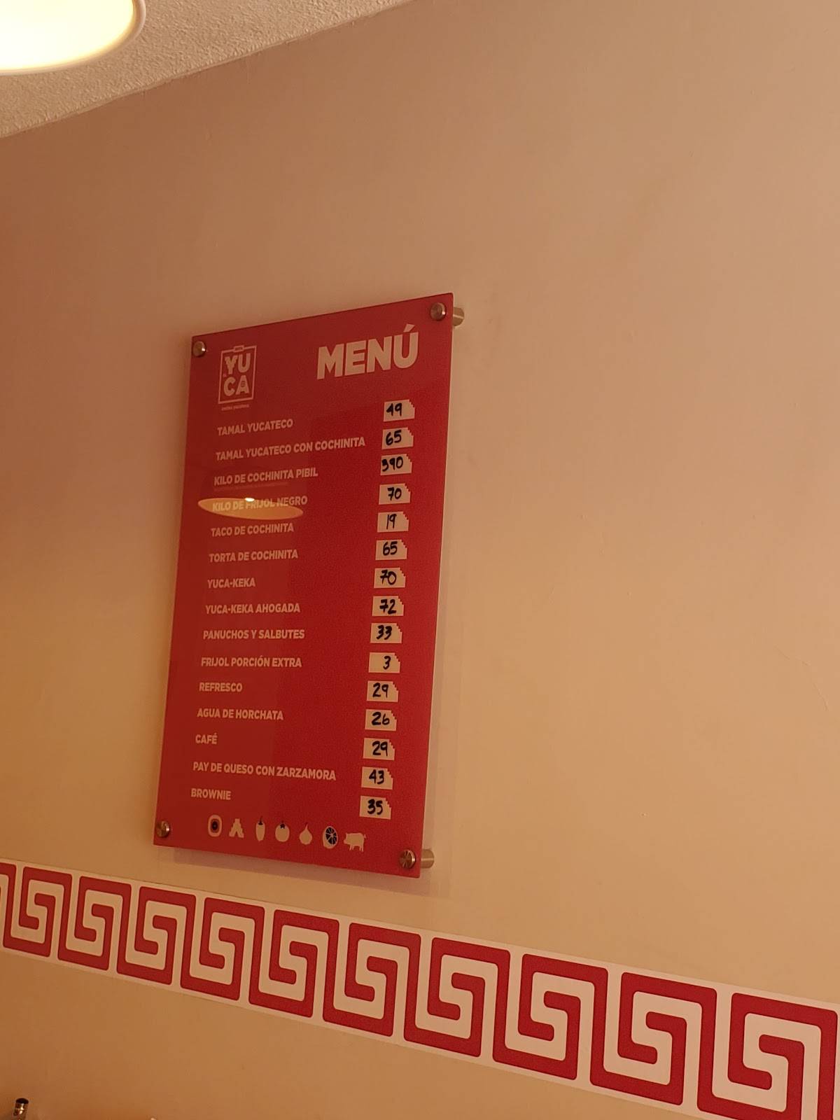 Carta del restaurante 100 EL YUCA, Aguascalientes