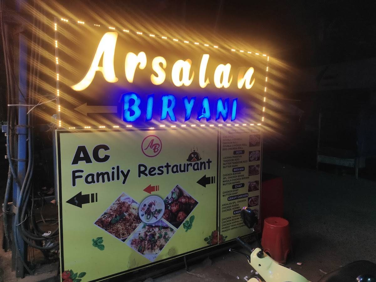 Menu at AB ARSALAN BIRYANI, Asansol