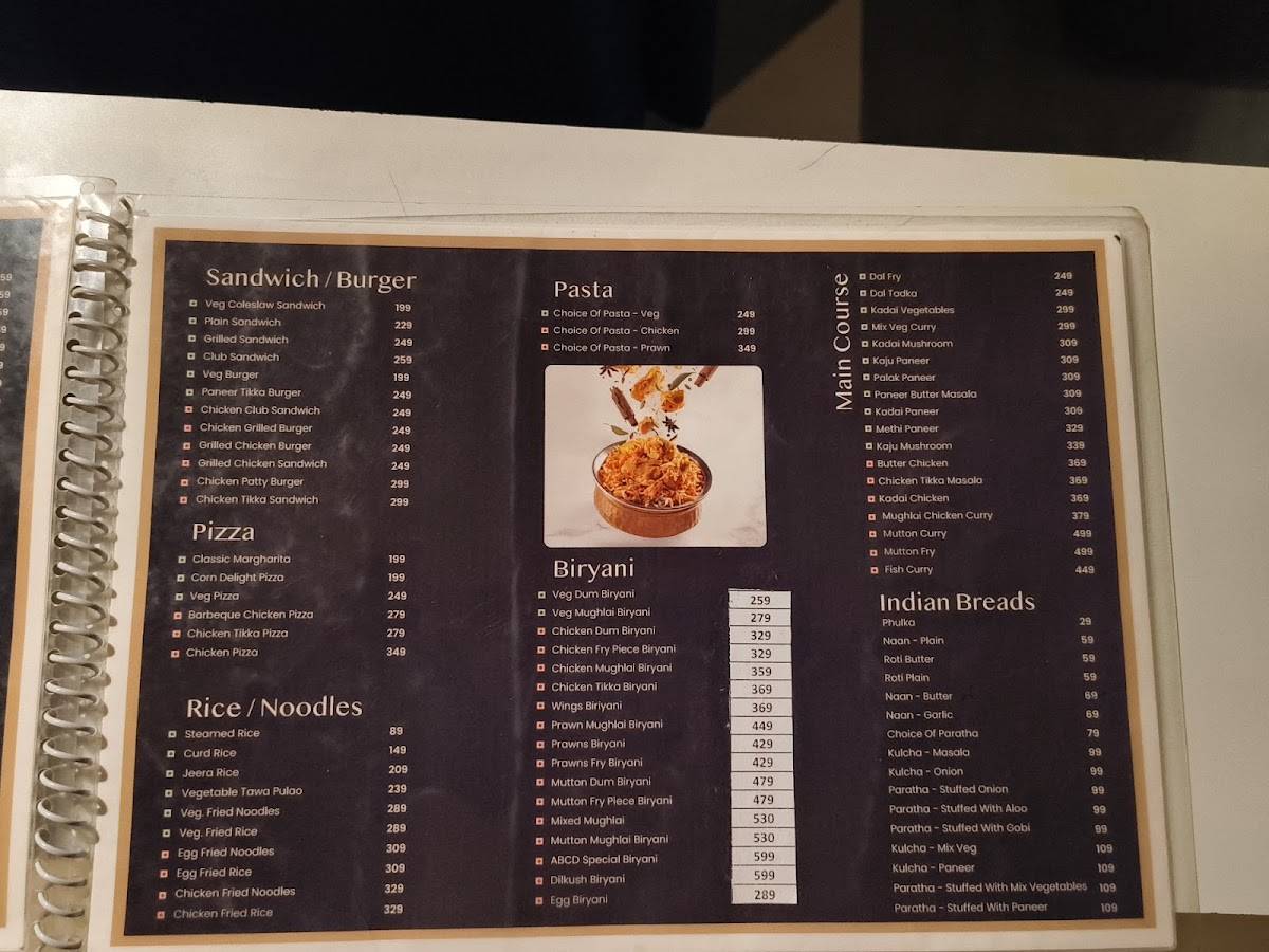 Menu at ABCD Food Court - Multi Cuisine Roof Top Restaurant, Amalapuram