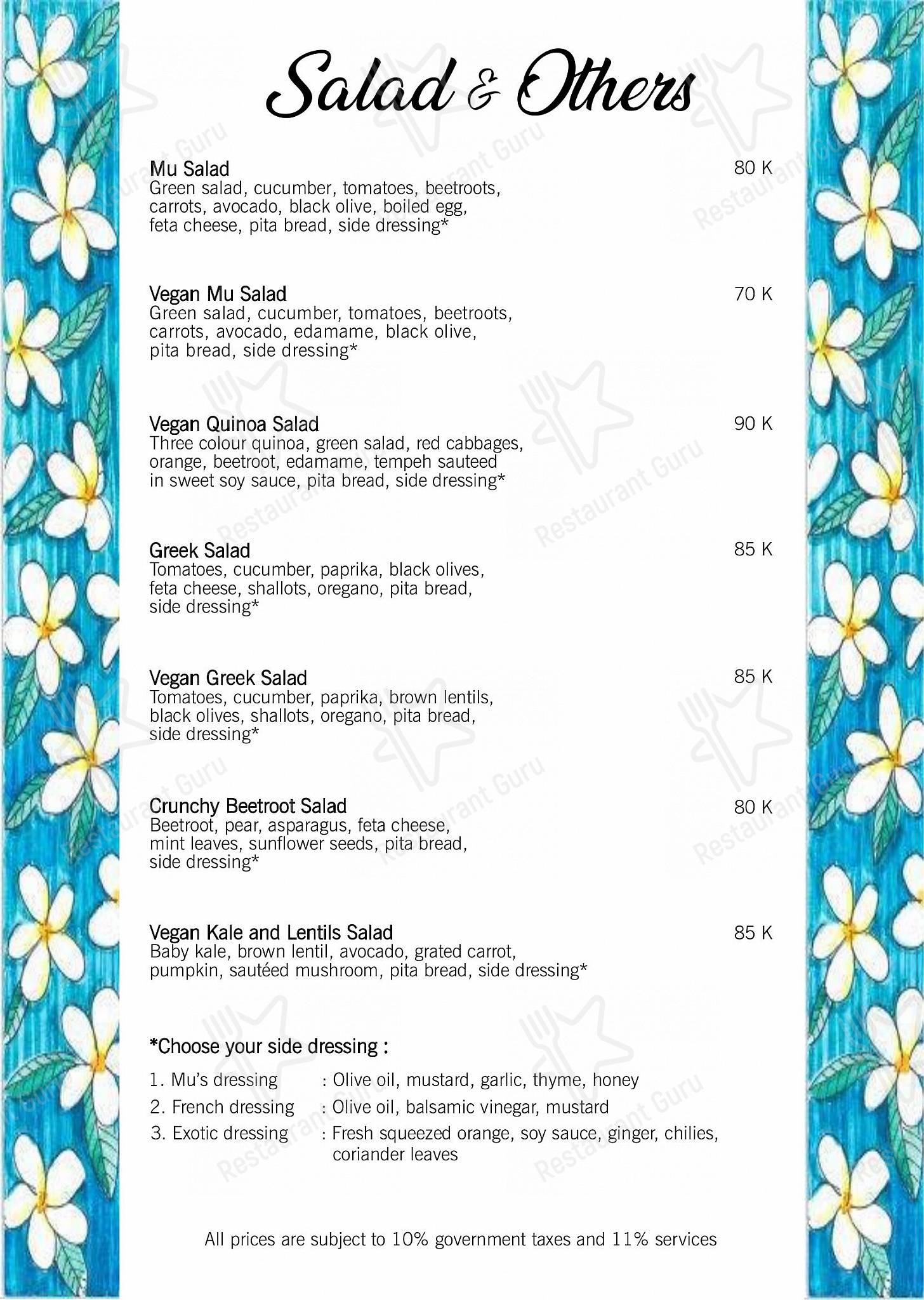 Menu at Abracadabra by Mu Bunglaow restaurant, Pecatu