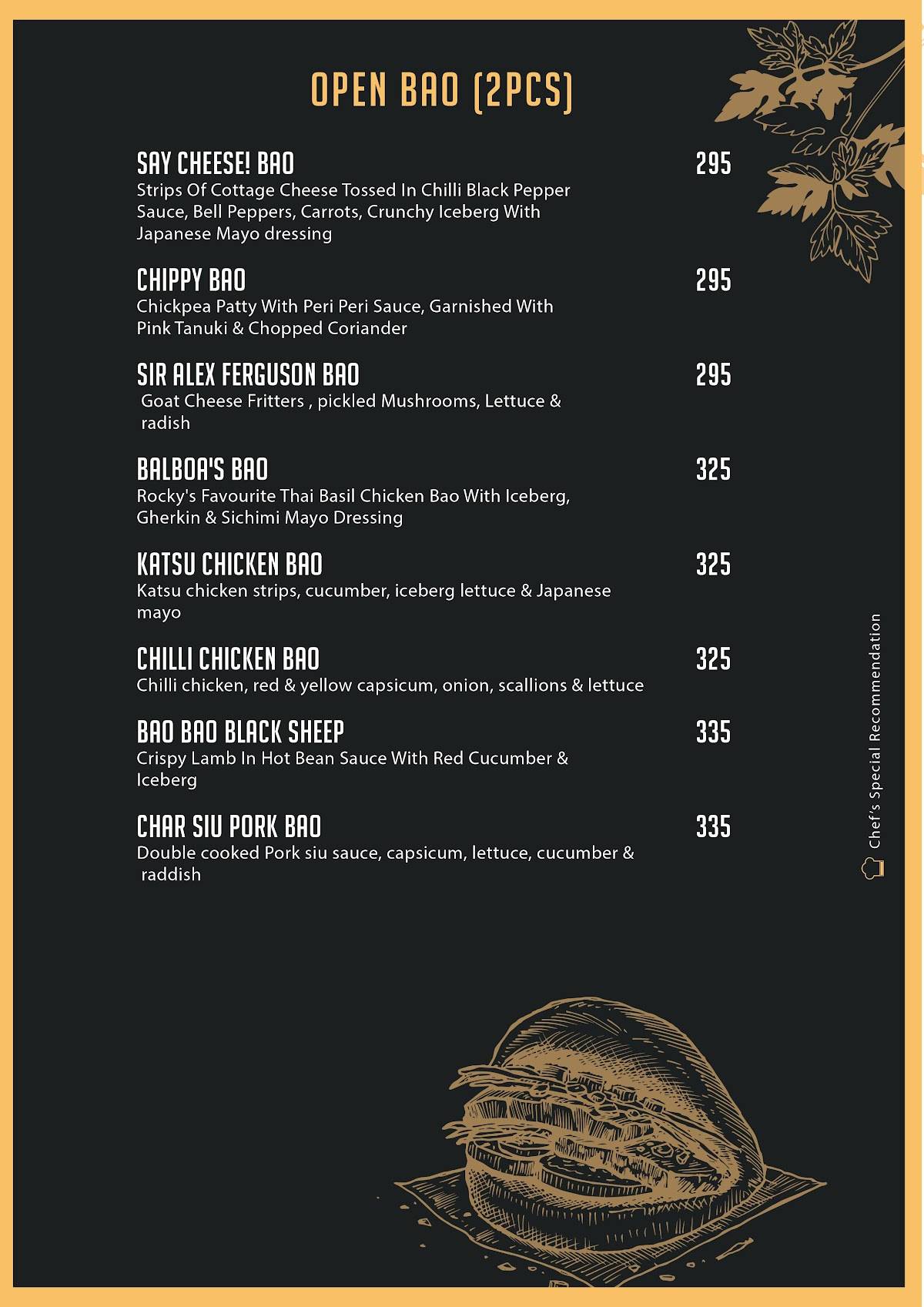 Menu at Ah So Yum, New Delhi