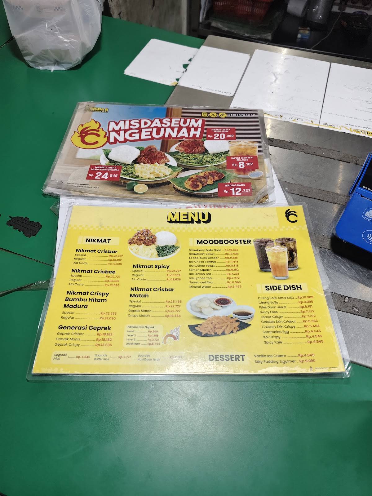Carta de Ayam Crisbar Unjani, Cimahi