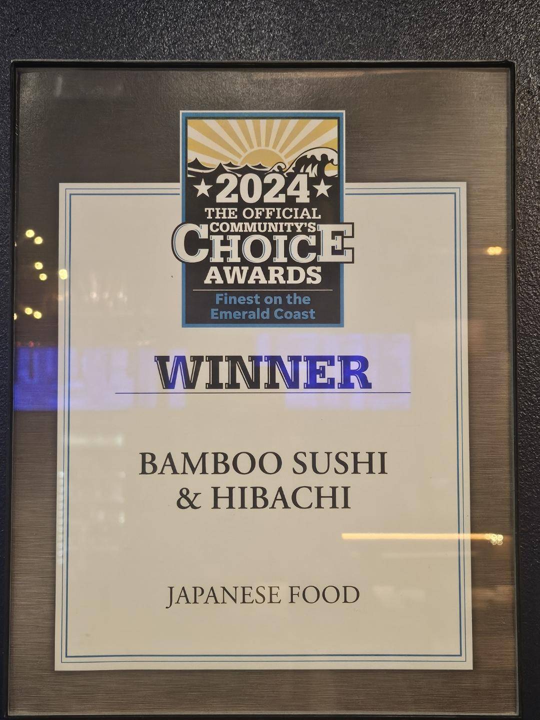 Carta de Bamboo Sushi Bar & Hibachi ( Crestview), Crestview