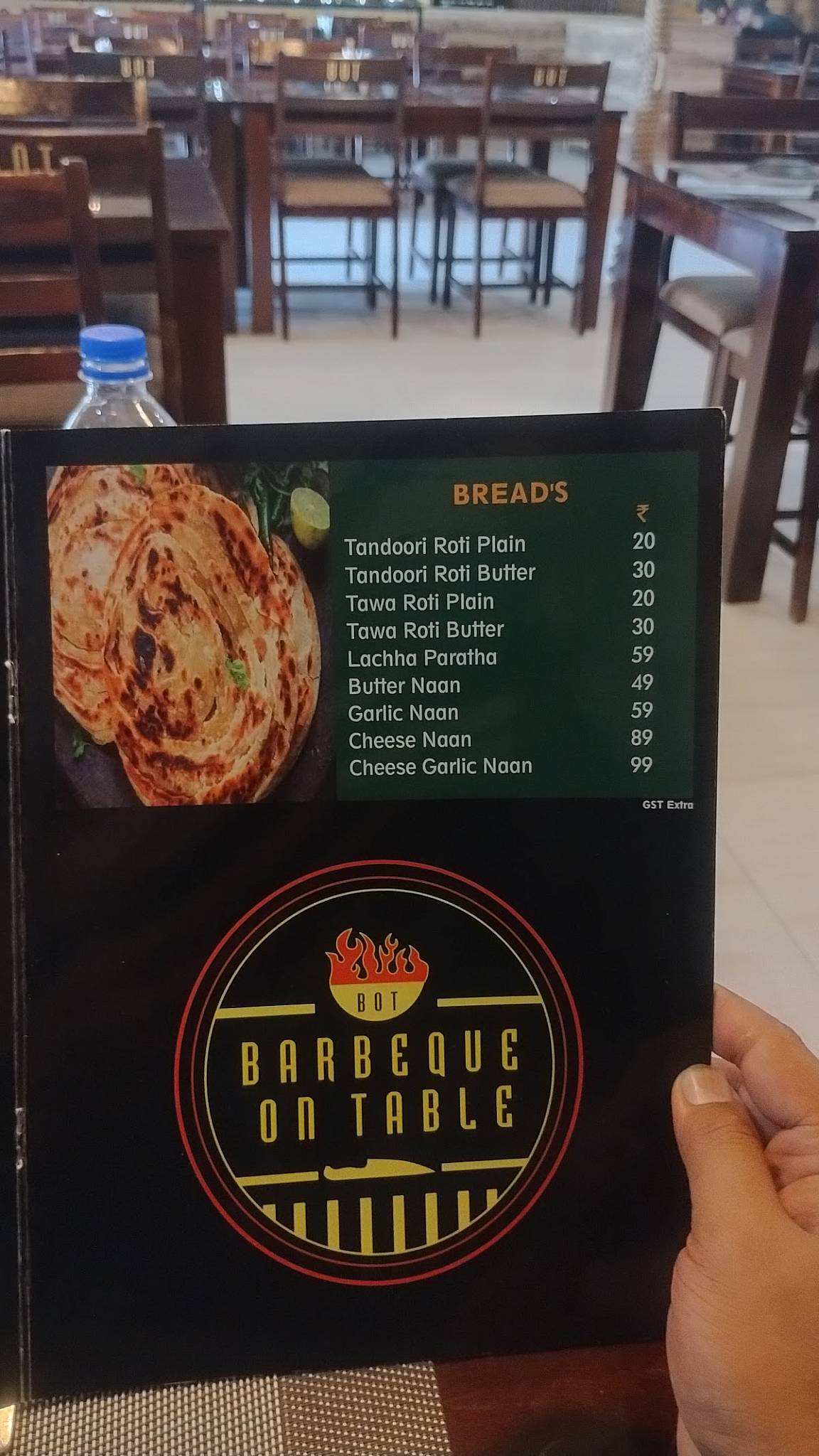 Menu at Barbeque On Table, Jodhpur