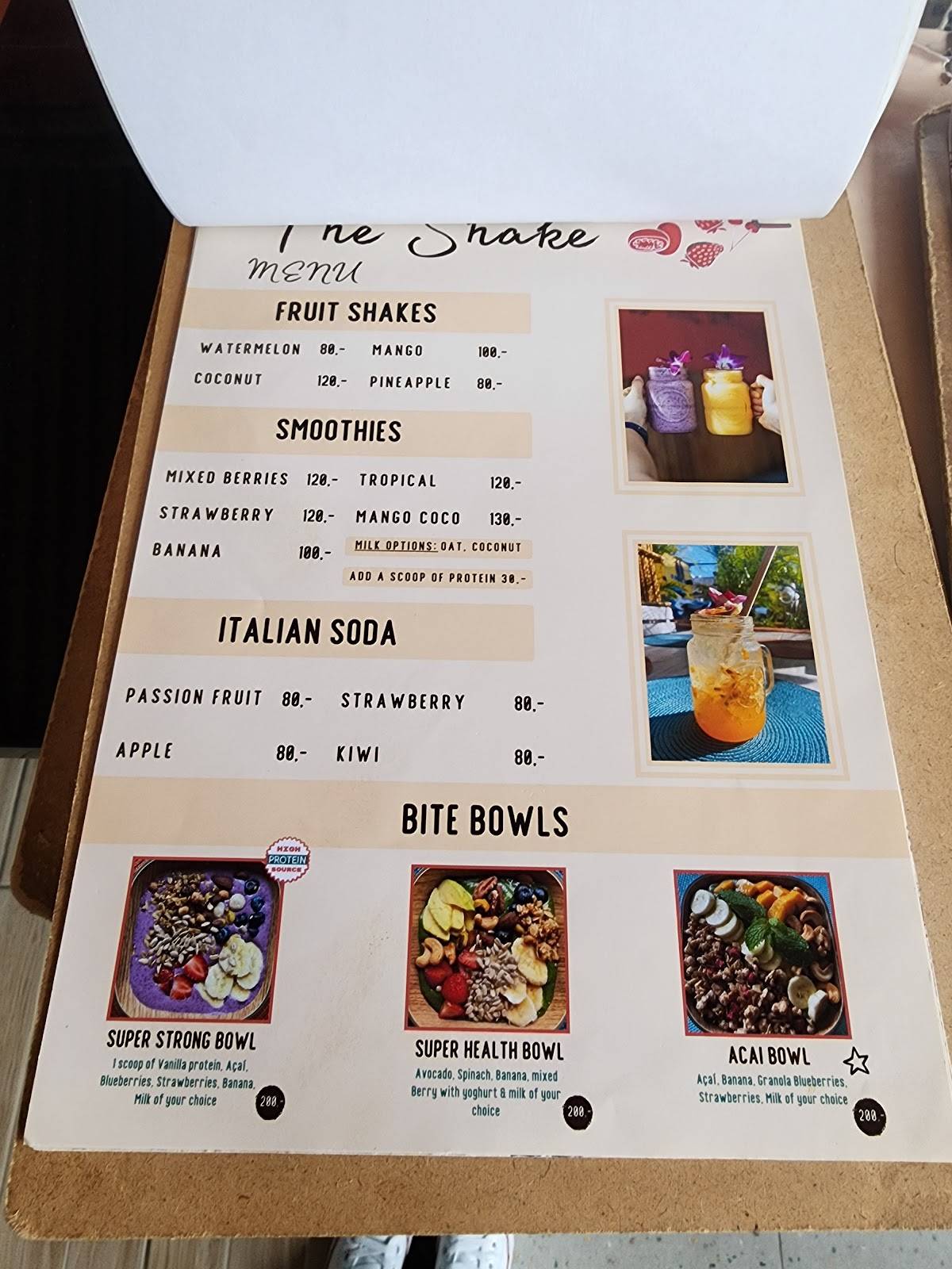 Menu at Bite Restaurant & Gallery Phuket, Chalong