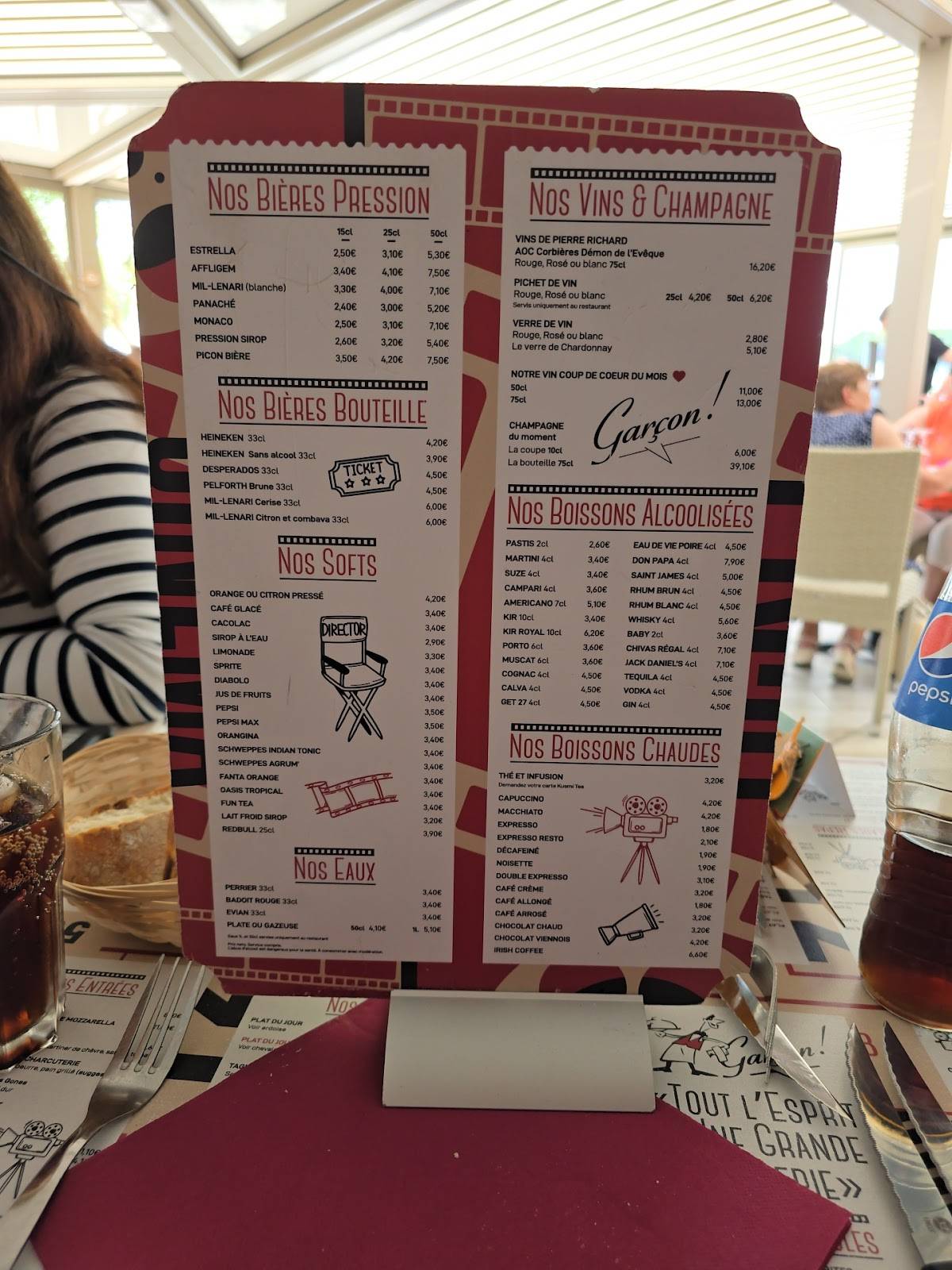 Menu at Brasserie Garçon restaurant, Lattes, Centre Commercial Grand Sud