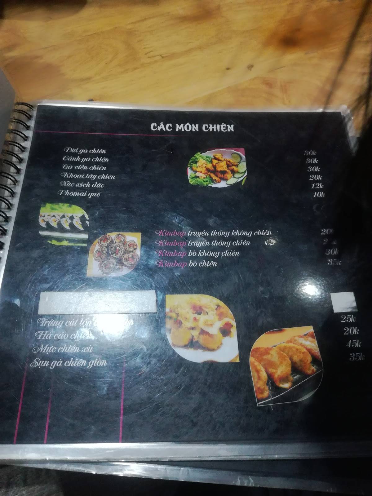 Carta de Cay Xoai Restaurant, Ninh Hòa
