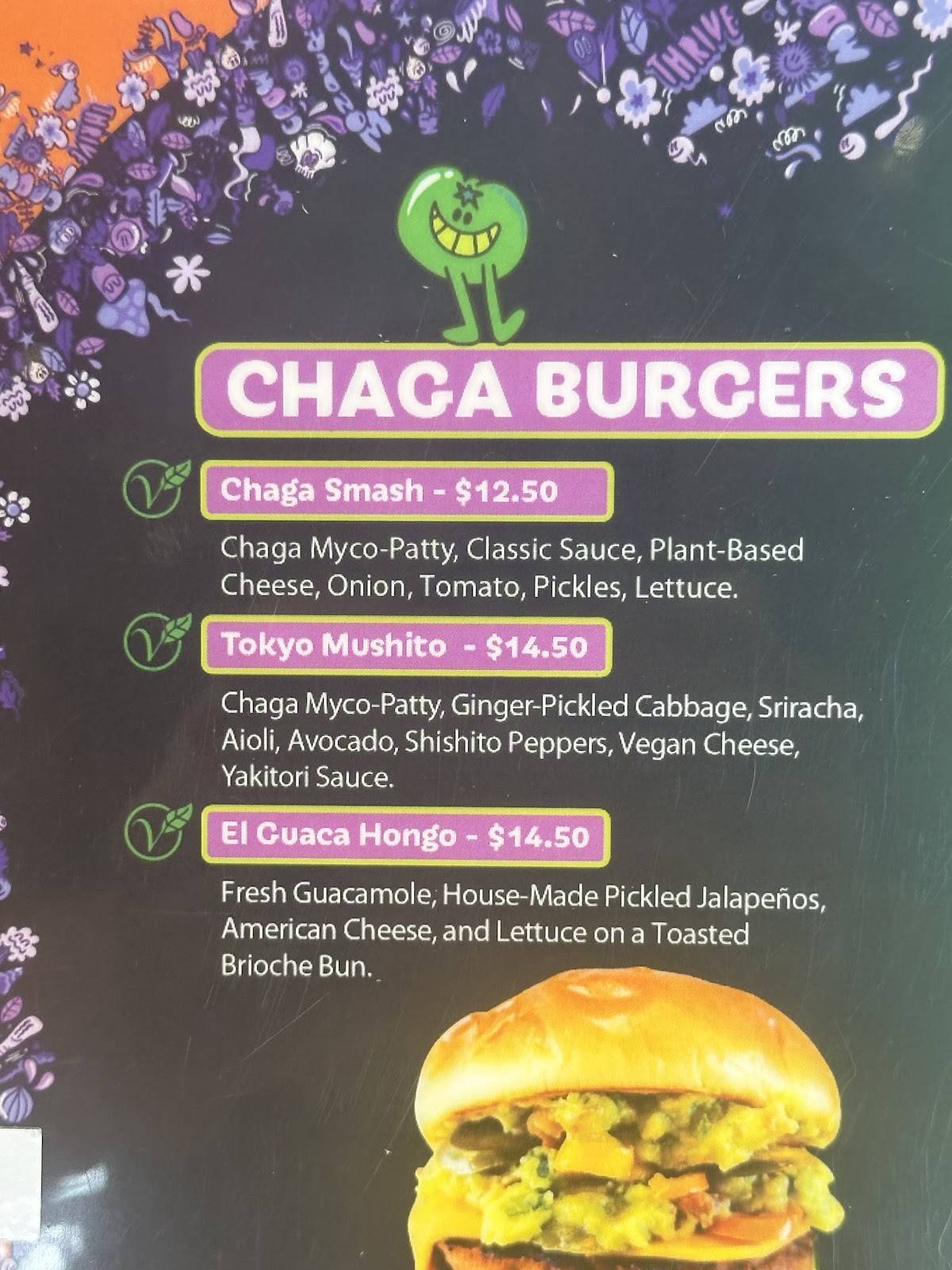 Menu at ChagaRoot pub & bar, Las Vegas