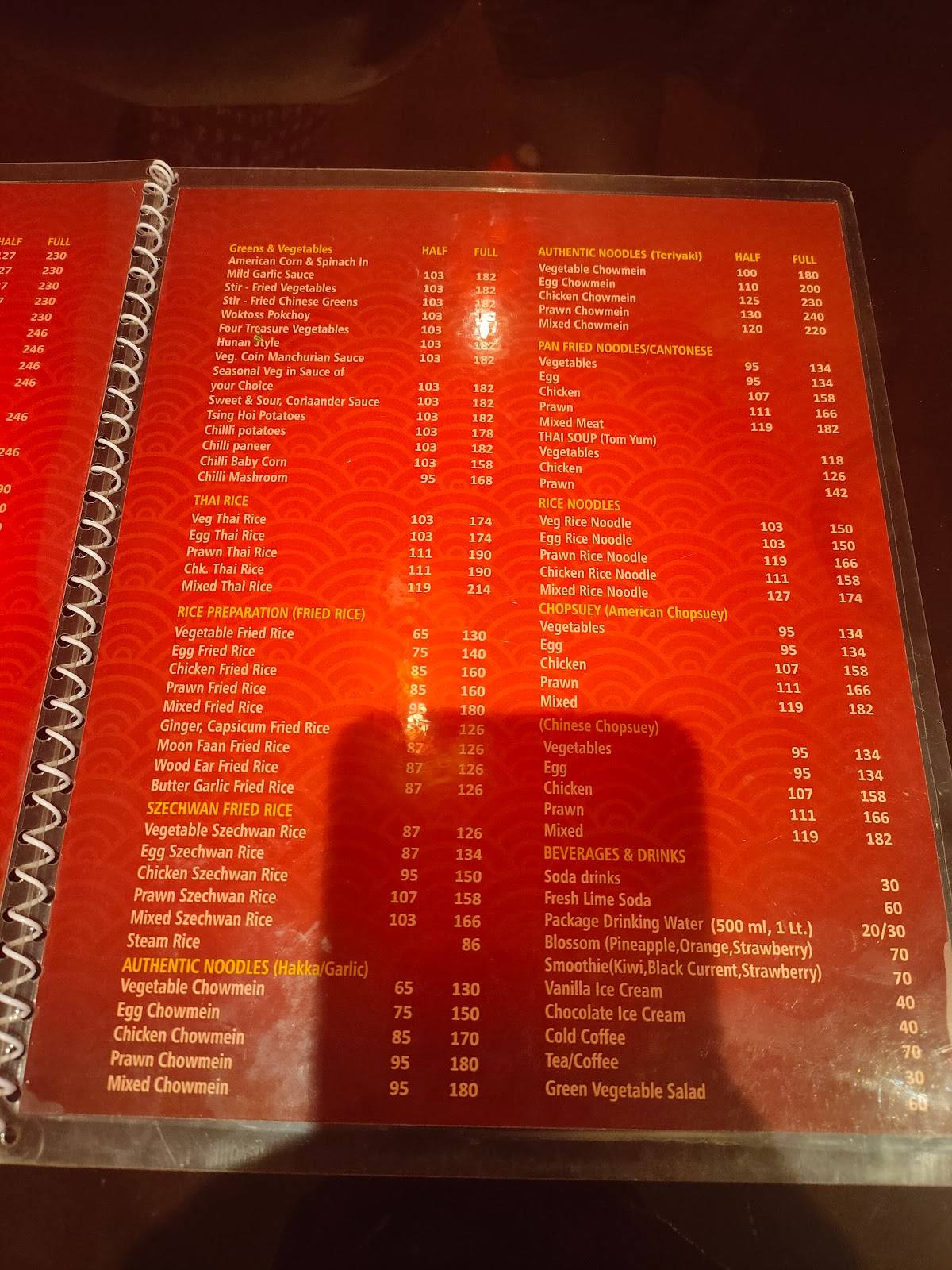 Menu at China Express Restaurant, Kolkata, 6