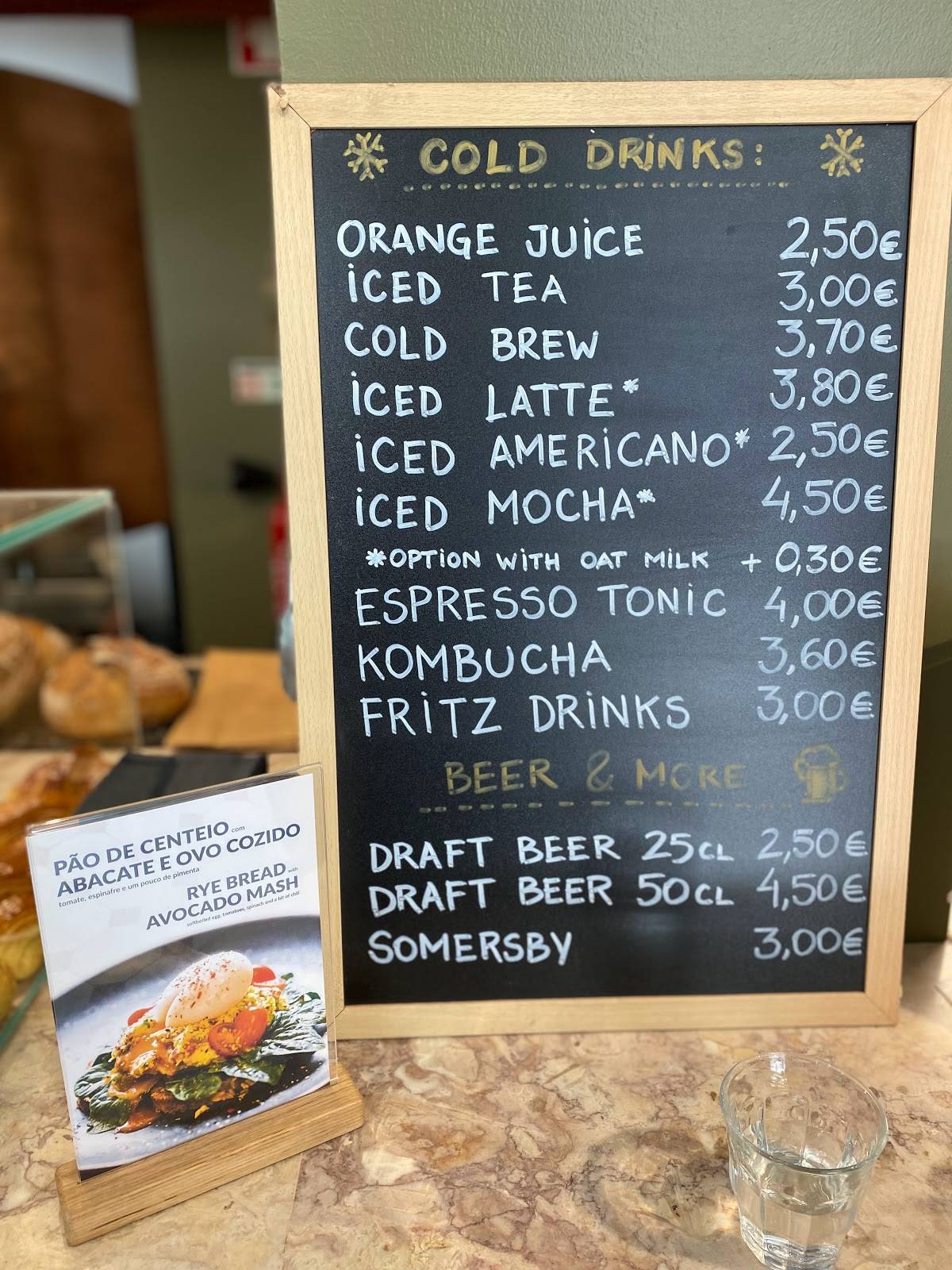 Menu em Copenhagen Coffee Lab - Baixa restaurante, Lisboa