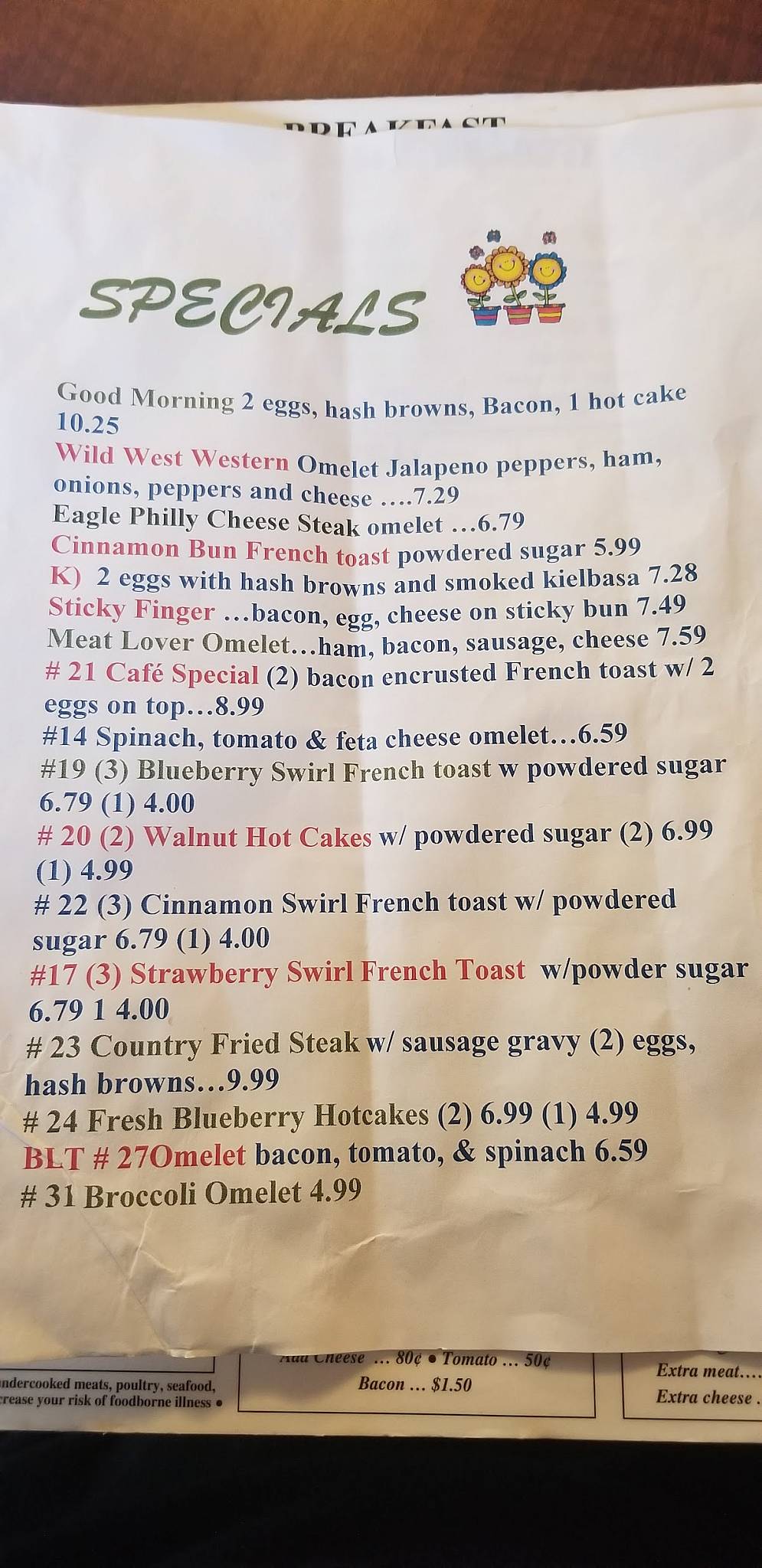 Menu at Coventry Cafe, Pottstown, New Schuylkill Rd