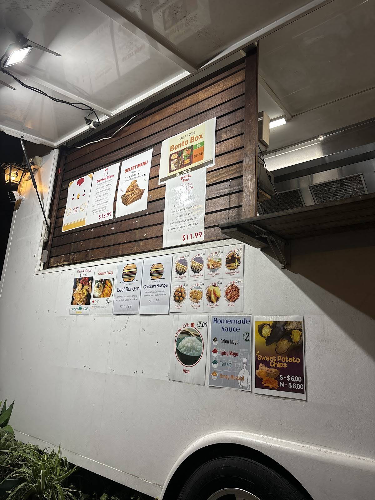 Carta del restaurante Crispy Crib Food Truck Blacktown, Blacktown