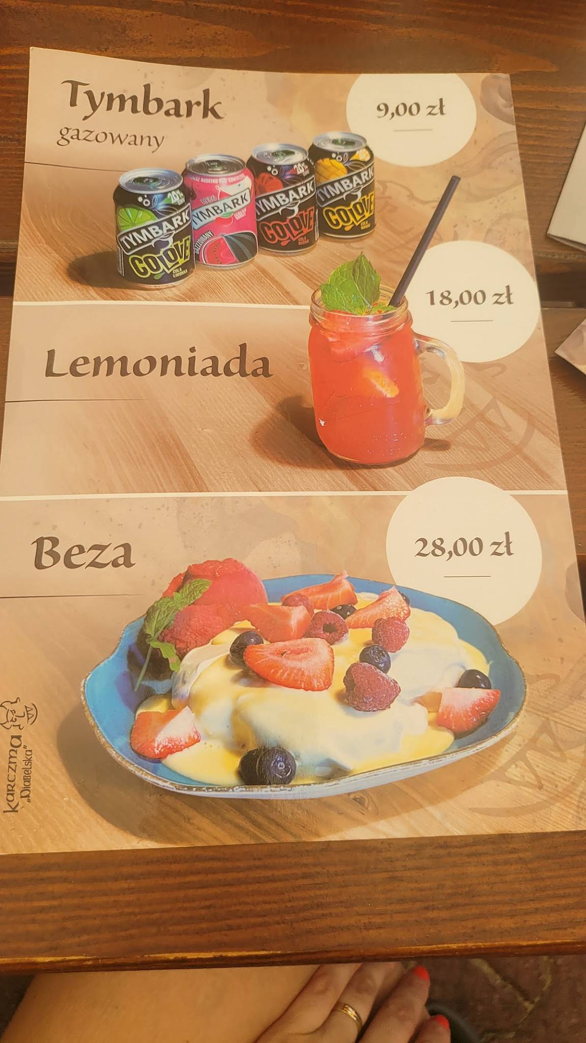 Menu at Diabelska Karczma Piekielnie Dobre Jedzenie restaurant ...