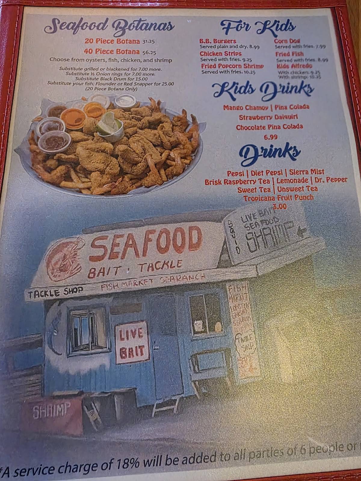 Menu at Dirty Al's Seafood Market & Cajun Kitchen restaurant ...