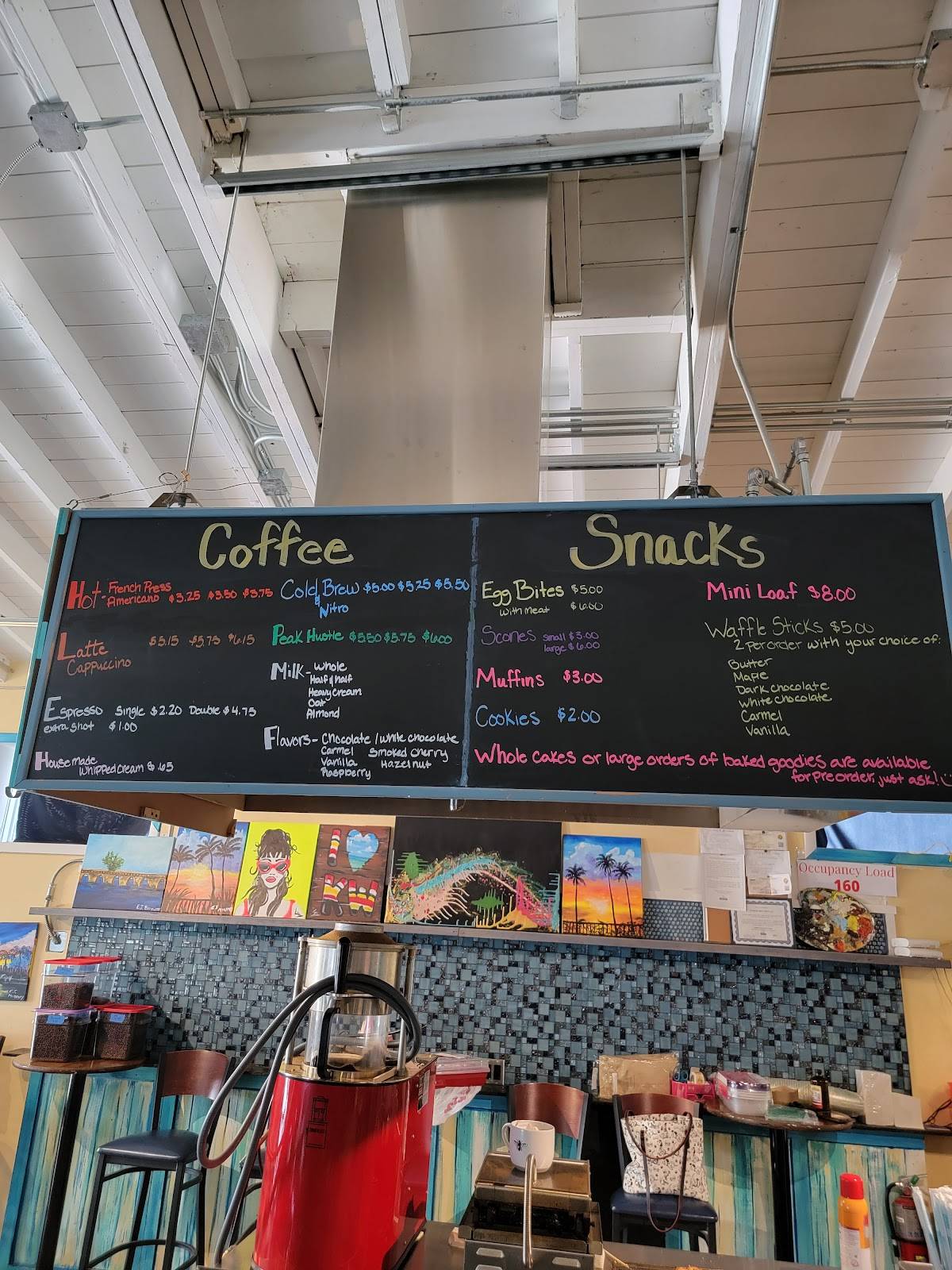 Menu at Doing Work Coffee Shop & Roaster restaurant, Key West