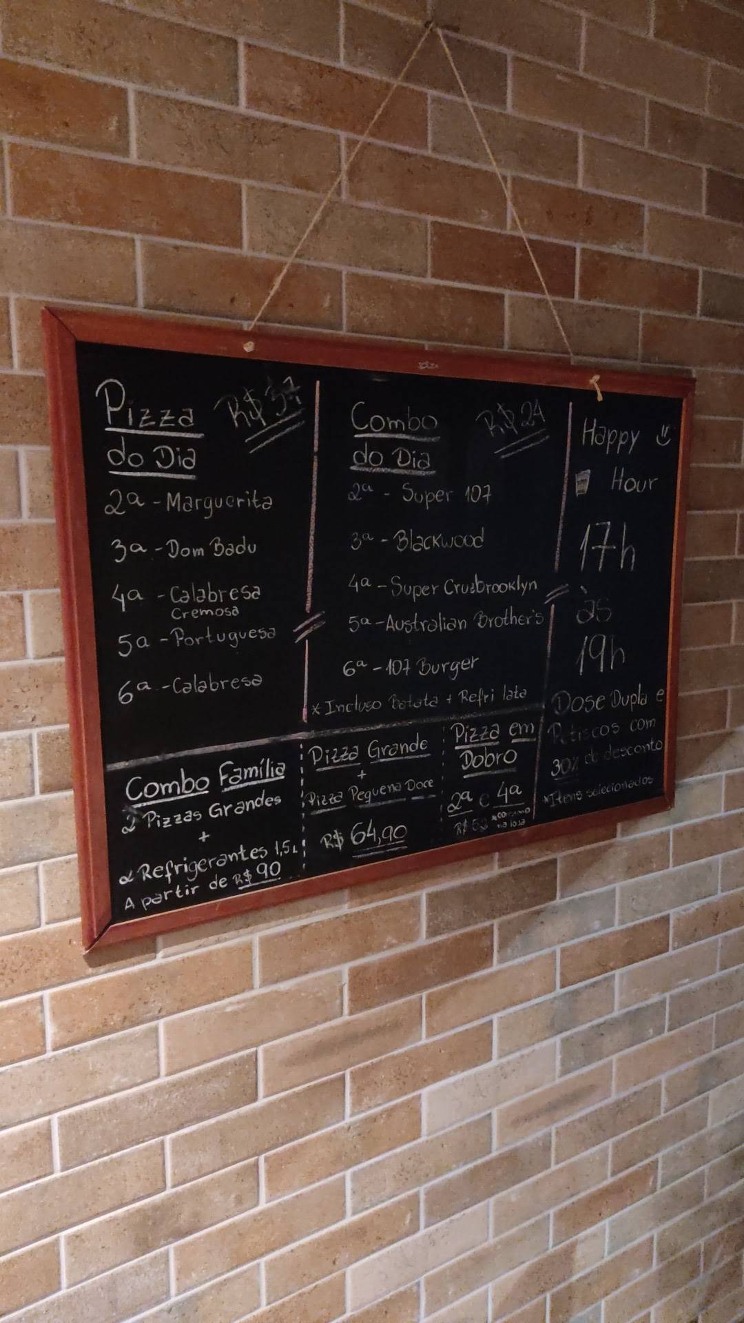 Menu em Dom Badu Pizza Bar, Brasília