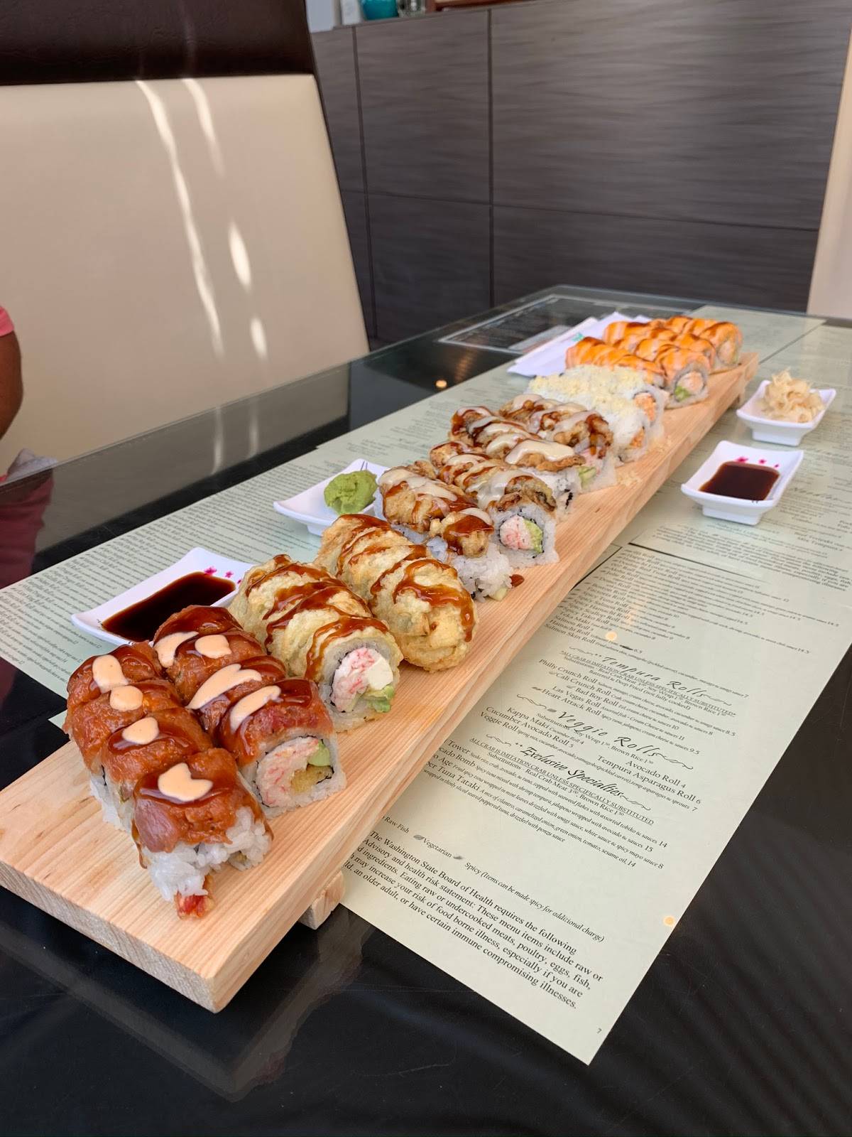 Menu at Domo Sushi Gig Harbor restaurant, Gig Harbor