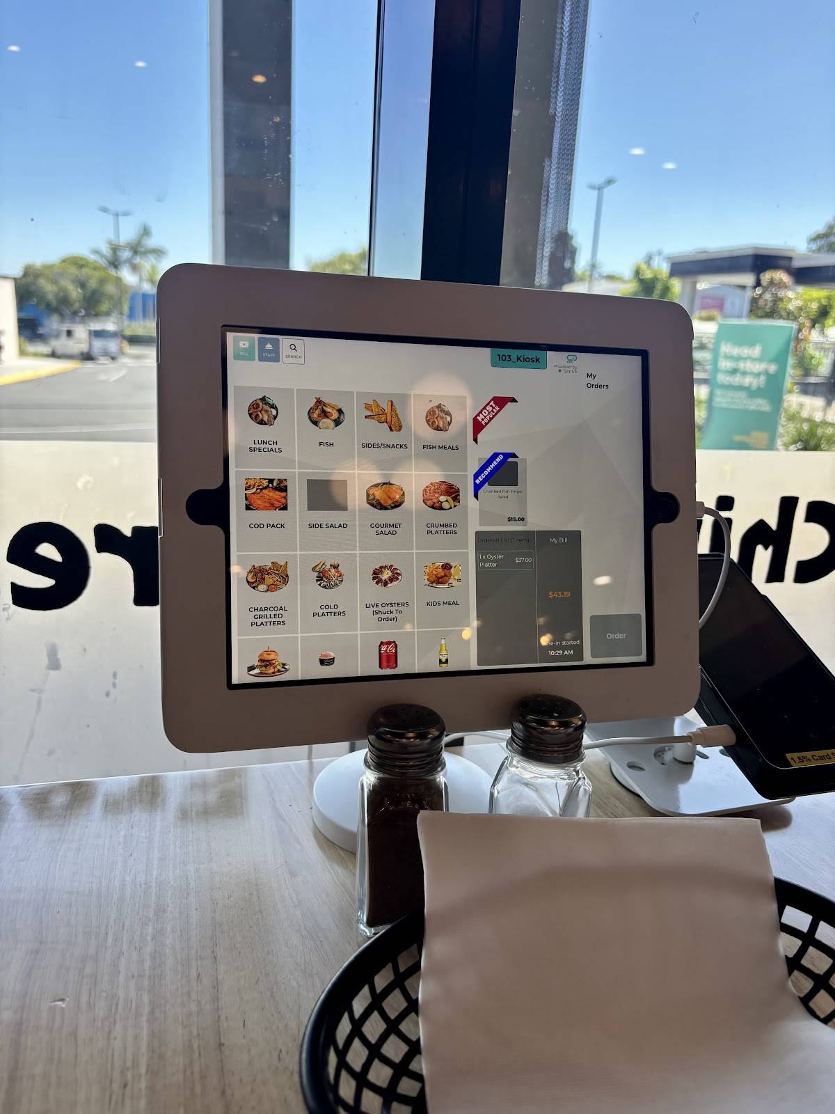 Menu at FISHBOI restaurant, Springwood