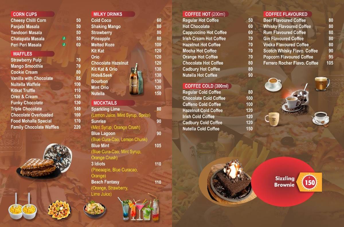 Menu at FOOD MOHALLA VESU, Surat, G-18