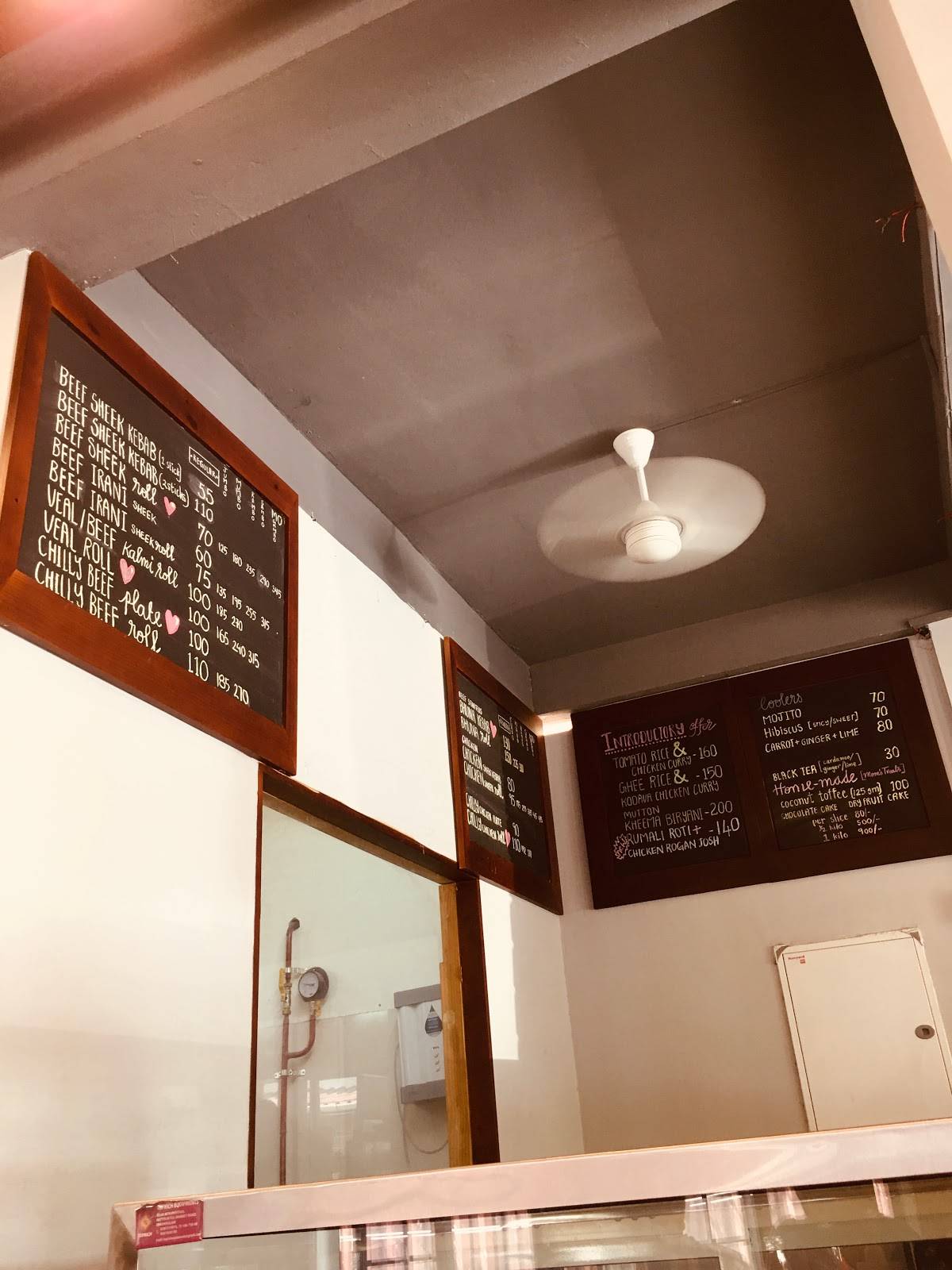 Menu at Fanoos Restaurant, Kochi