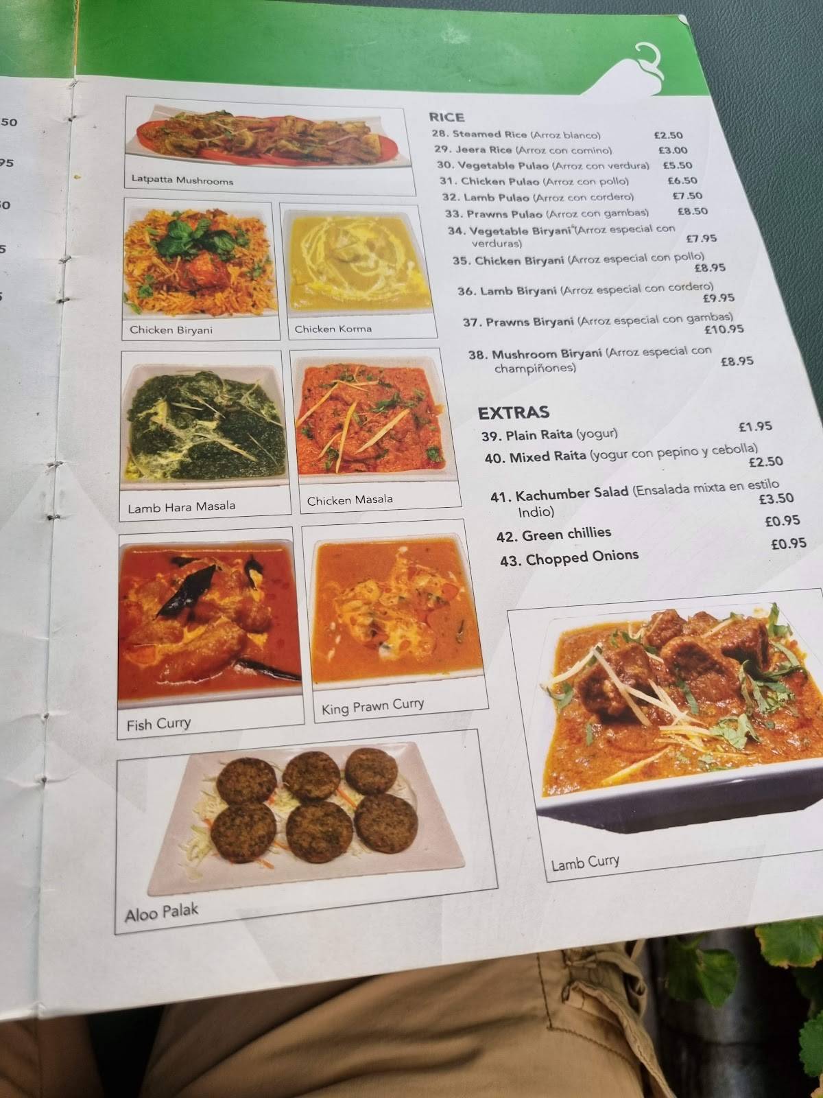 Speisekarte von Fern's Curry Sushi & Indo Chinese Wok restaurant, Gibraltar