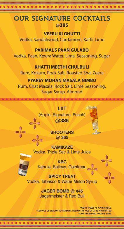 Menu at Garam Dharam Mohali, Sahibzada Ajit Singh Nagar, PMFJ+JQ3