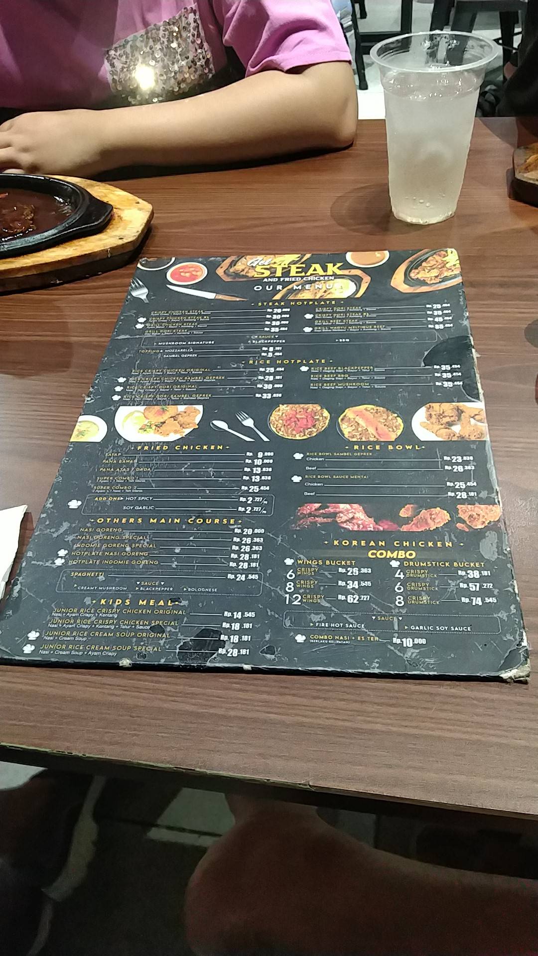 Carta del restaurante Get Steak And Fried Chicken Amir Hamzah, Medan