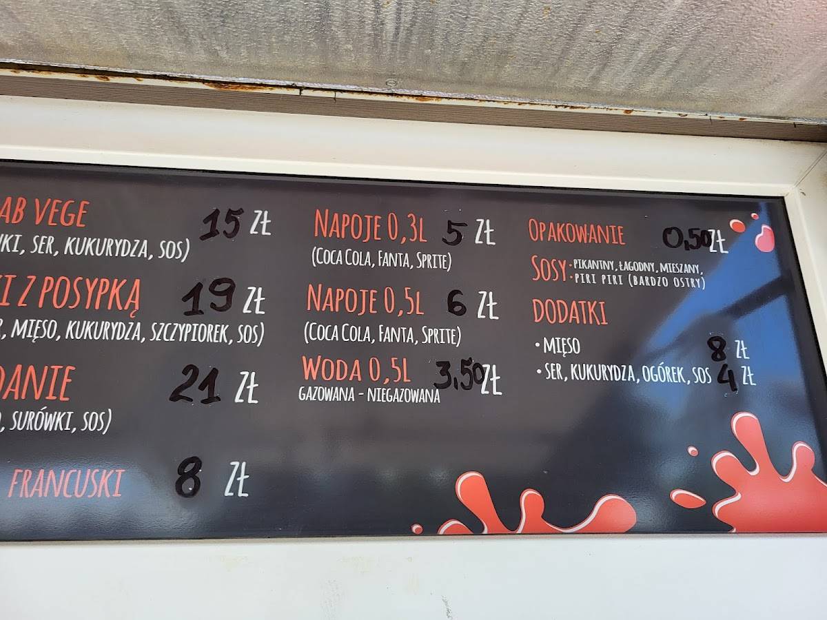 Menu at Grillaz Gorillaz Sławomir Bednarz restaurant, Tarnow ...
