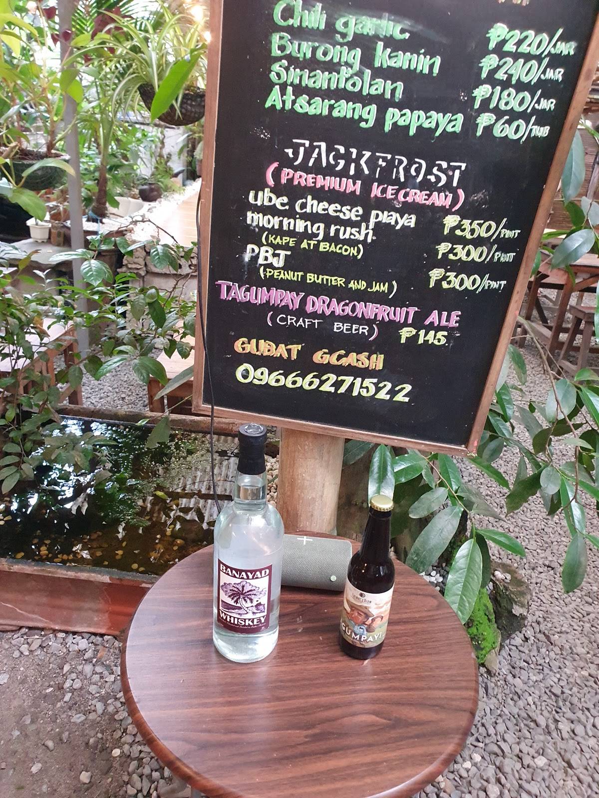 Menu at Gubat QC restaurant, Quezon City