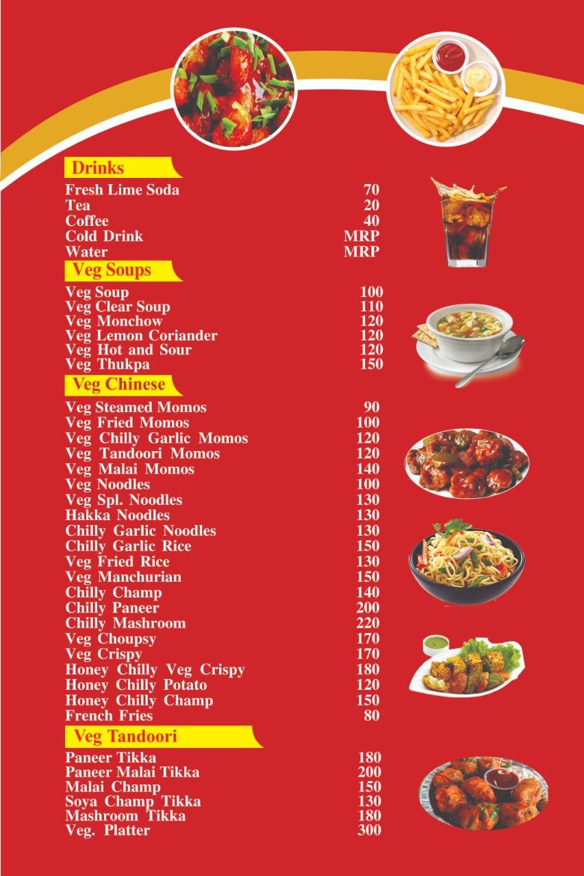 Menu at Jammu Foodies, Jammu