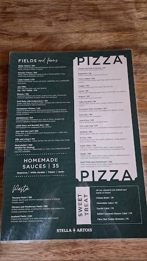 Menu at Jaxx Restaurant, Port Shepstone