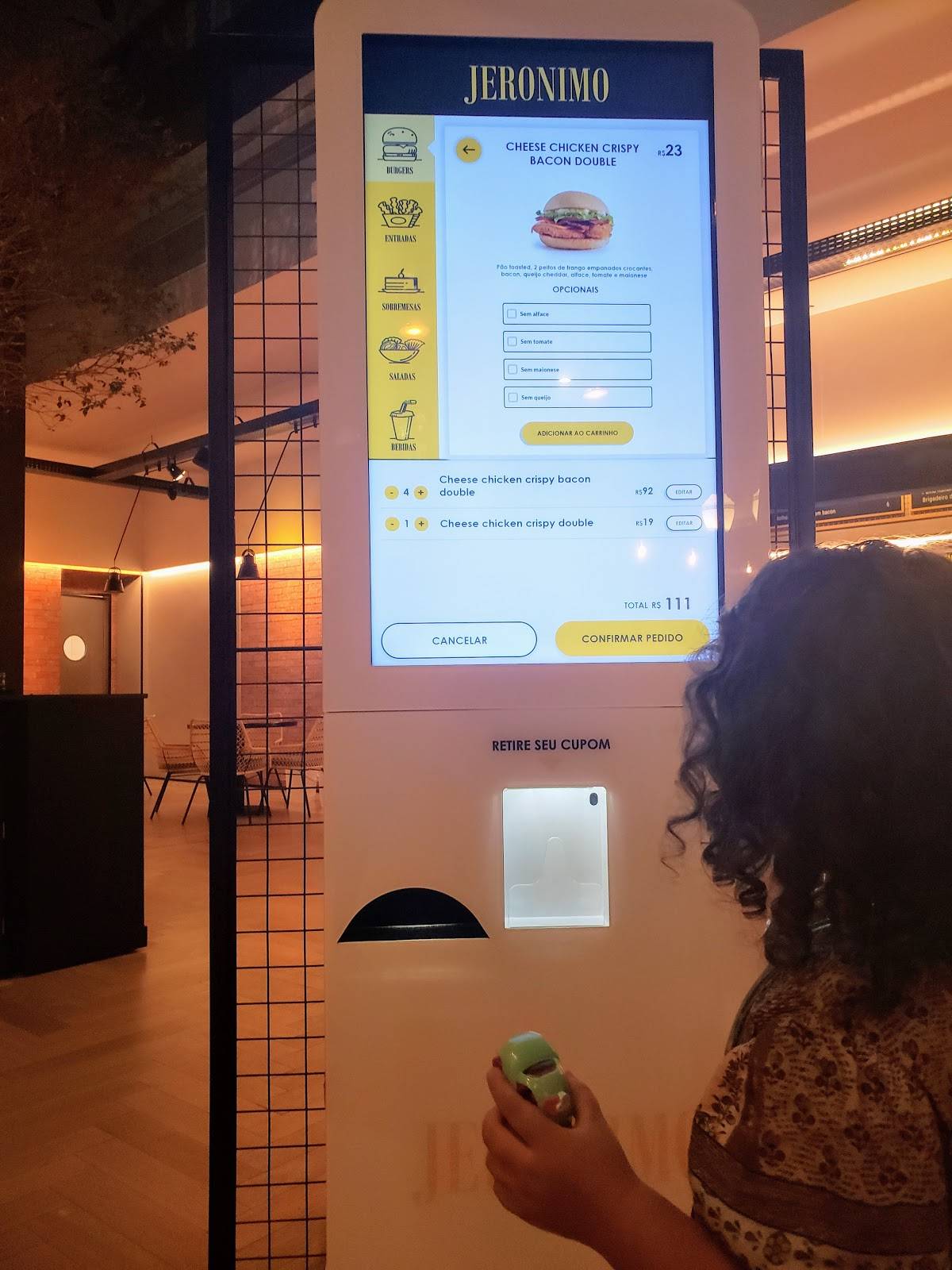 Menu at Jeronimo Burger Shopping Curitiba restaurant, Curitiba, Piso L2