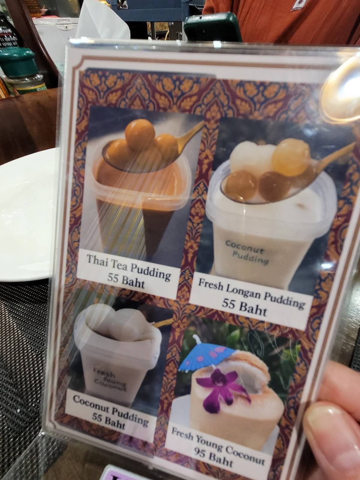 Menu at Joe & Kodi Cafe, Laem Chabang