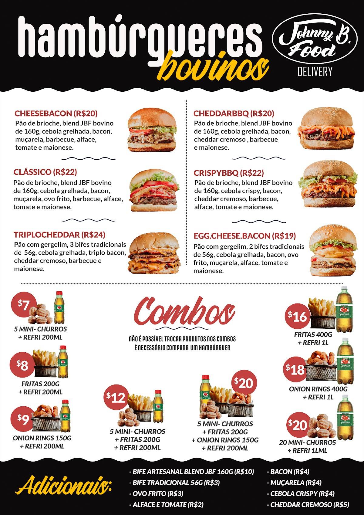 Menu em Johnny B. Food Delivery restaurante, Ouro Preto