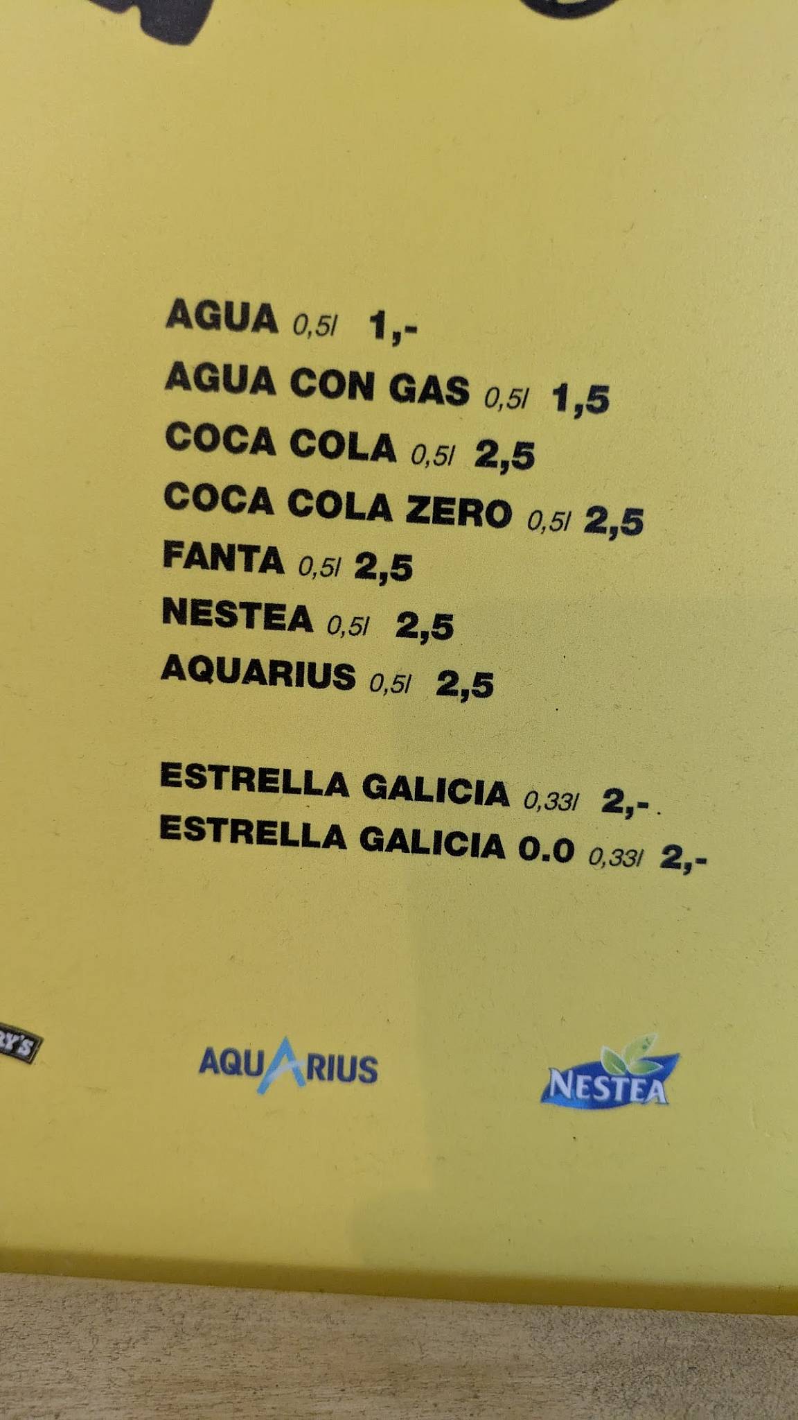 Menu at Johnny Usta - Original Berlin Style Döner Kebab (el Carmen ...