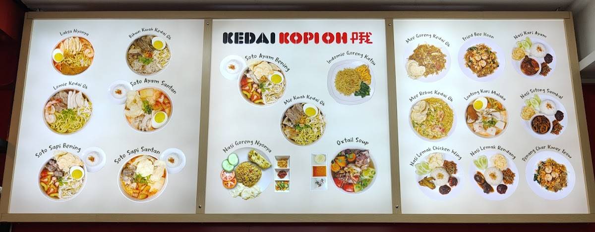 Carta del restaurante Kedai Kopi Oh Gading Serpong - Ruko Faraday ...