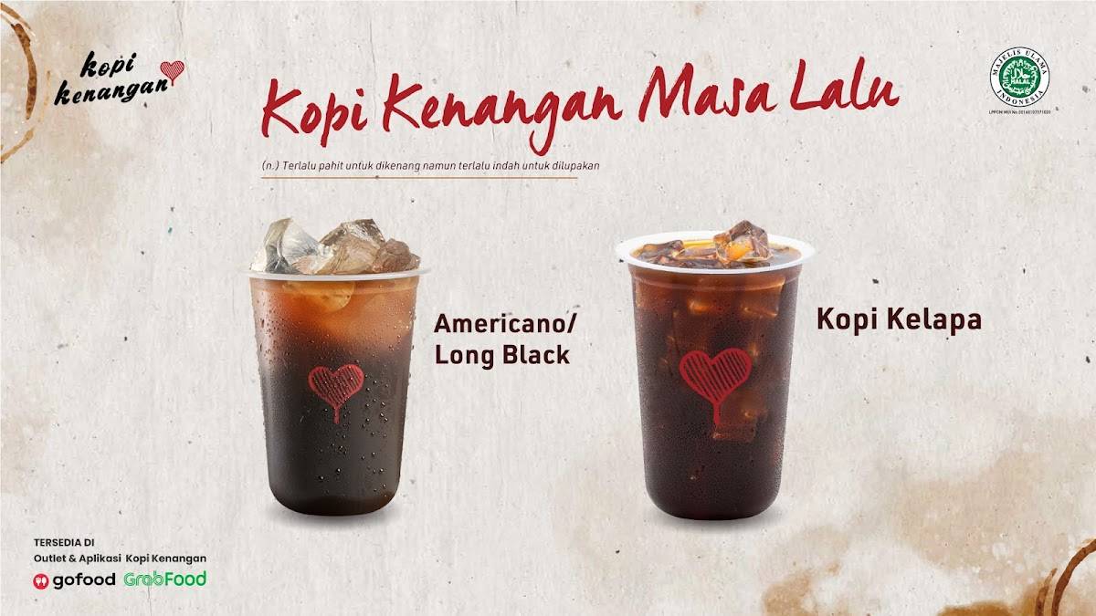 Menu at Kopi Kenangan - SPBU Pertamina (Gandaria Pasar Rebo), East ...