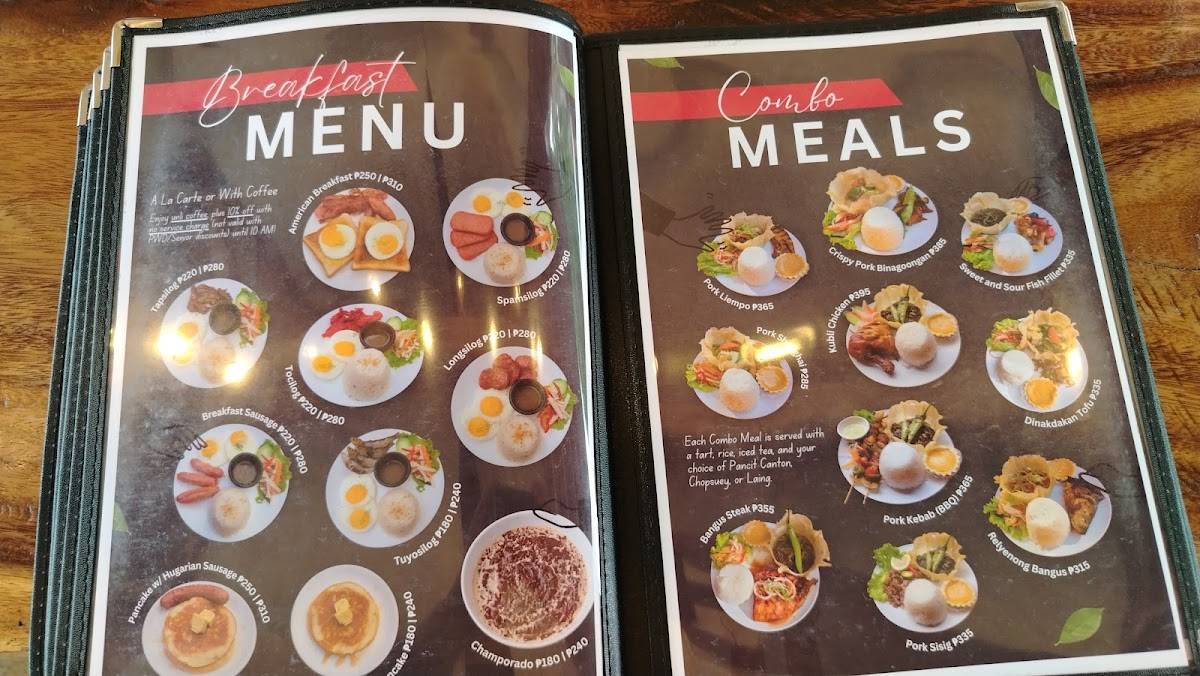 Menu at Kubli Cafe Bistro Gen. Trias, General Trias